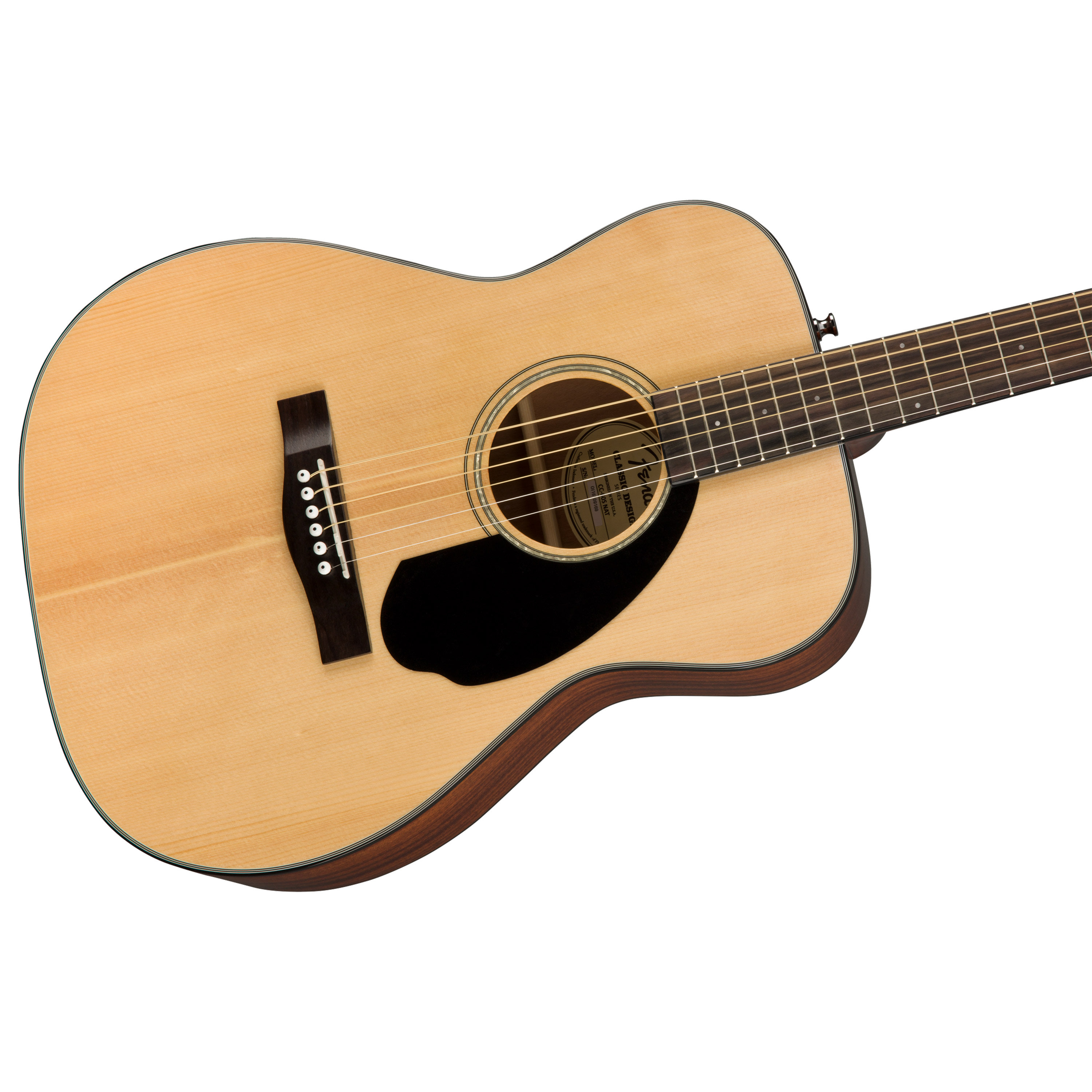 Fender CC-60S Concert WN Natural - Guitare folk SonoVente.com