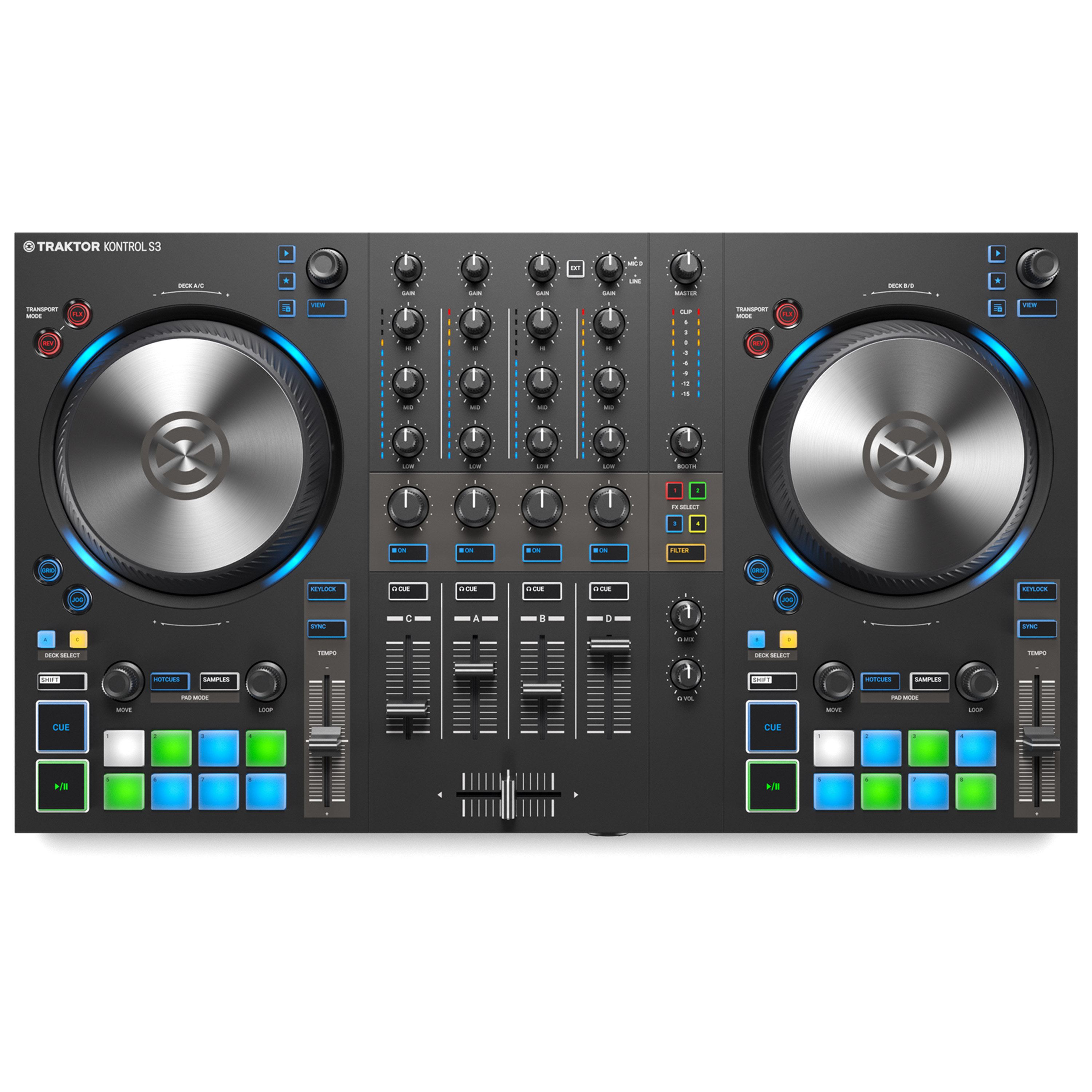 Native Instruments Traktor Kontrol S3 - Contrôleur DJ USB SonoVente.com
