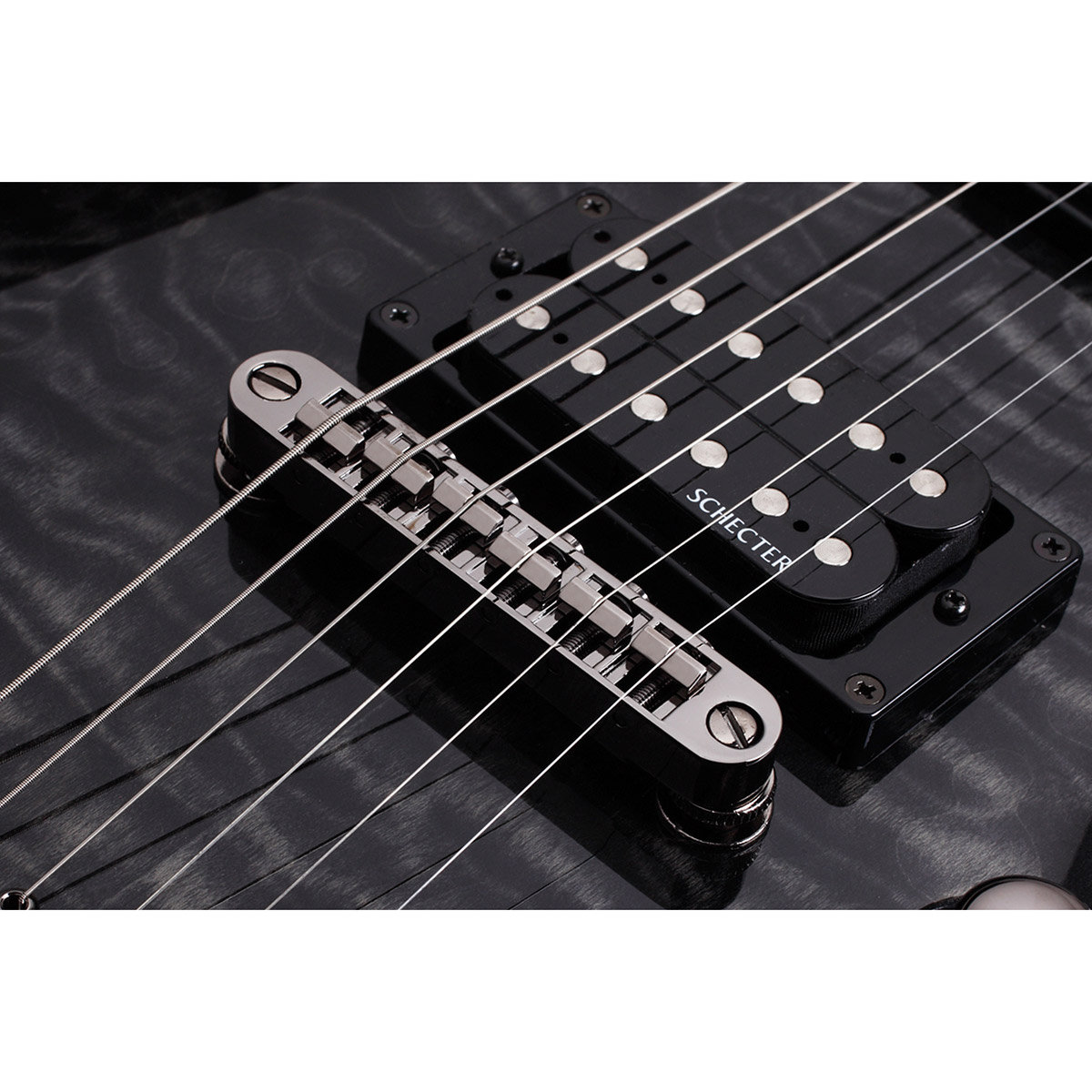 Schecter Omen Extreme 6 See Through Black - Guitare métal / moderne ...