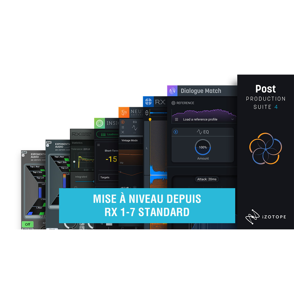 Izotope RX Post Production Suite 4 upgrade depuis RX 1 à 7 Standard ...