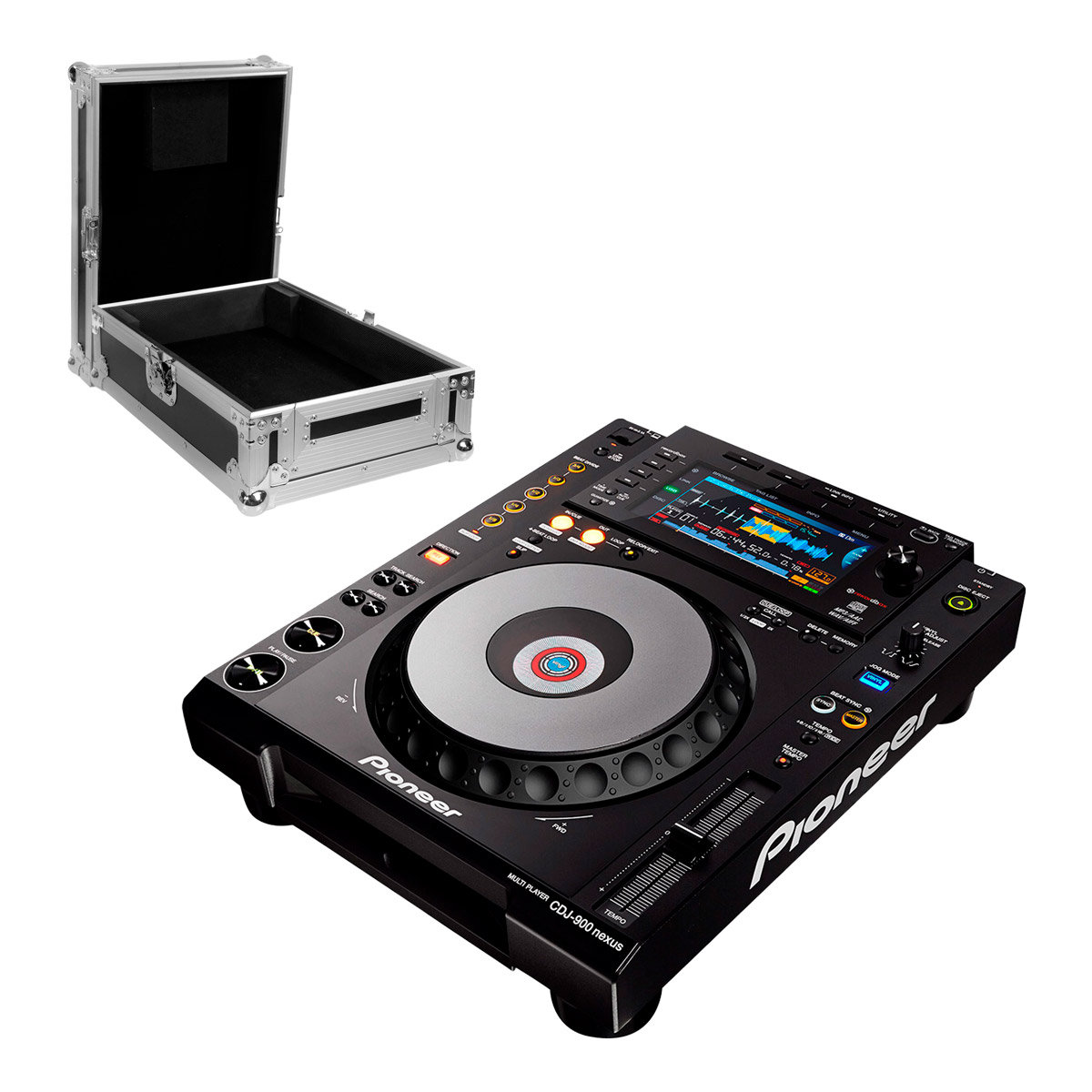 Pioneer DJ CDJ 900 Nexus + Flight Case - Platine CD MP3 à plat ...