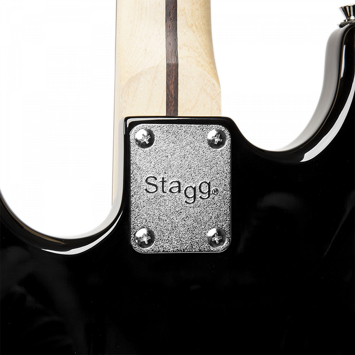 Stagg S300 3/4 BK - Guitare électrique enfant SonoVente.com