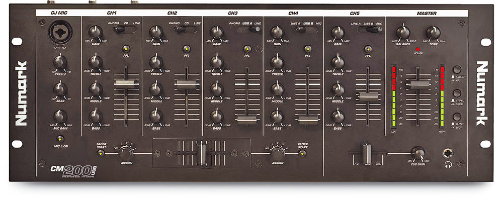 Numark CM 200 USB - Table de Mixage 19 SonoVente.com