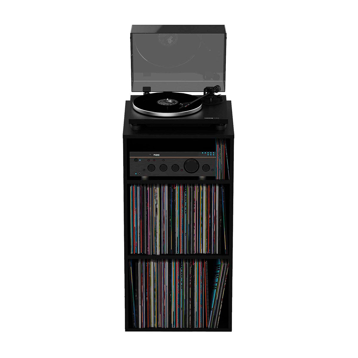 Glorious DJ Modular Mix Rack Black - Mobilier home DJ SonoVente.com