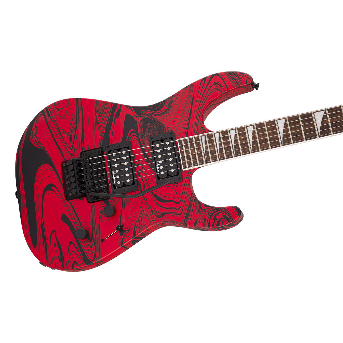 Jackson X Series Soloist SLX DX Swirl Satin Red Swirl - Guitare métal ...