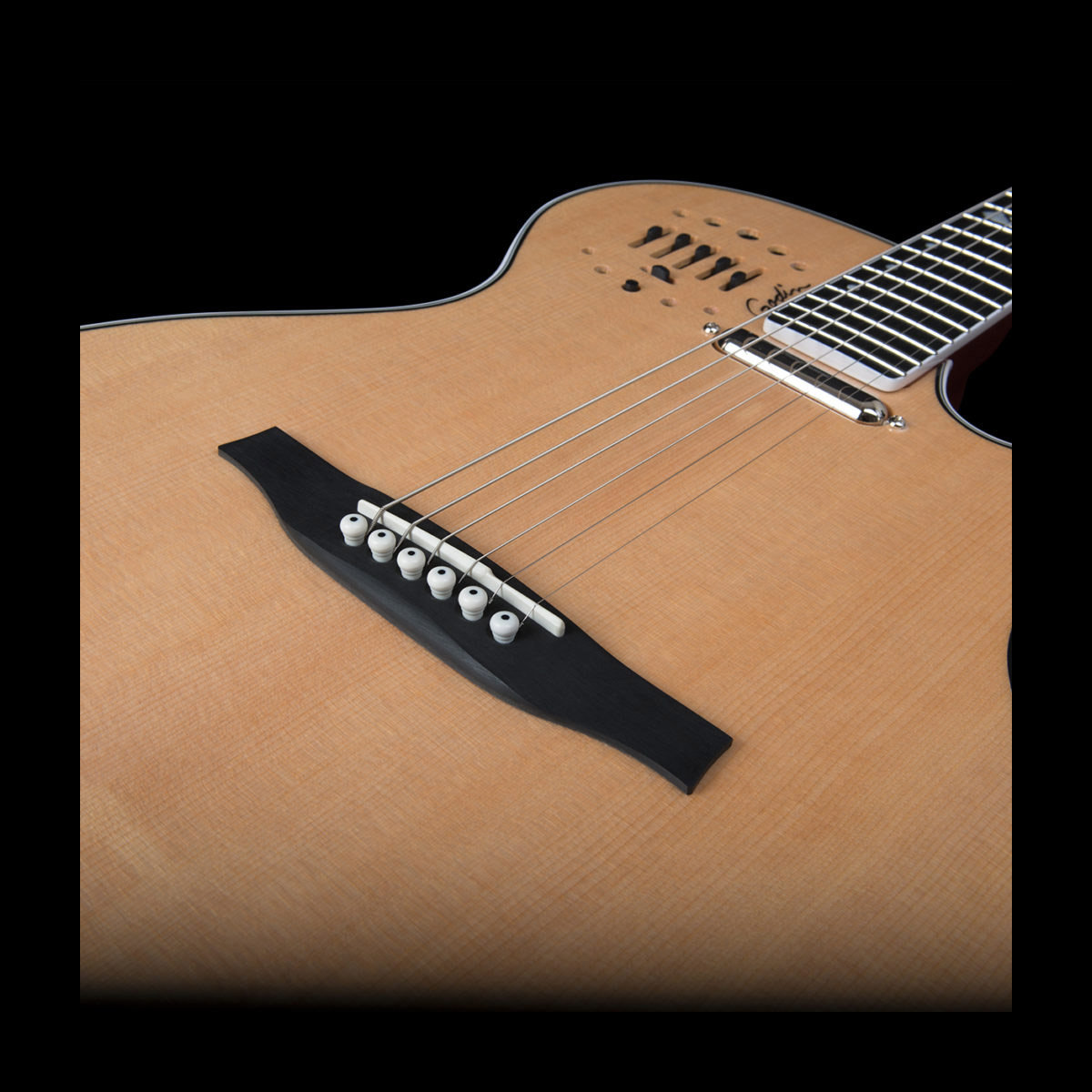 Godin Multiac Steel Natural HG + étui - Guitare folk électro SonoVente.com