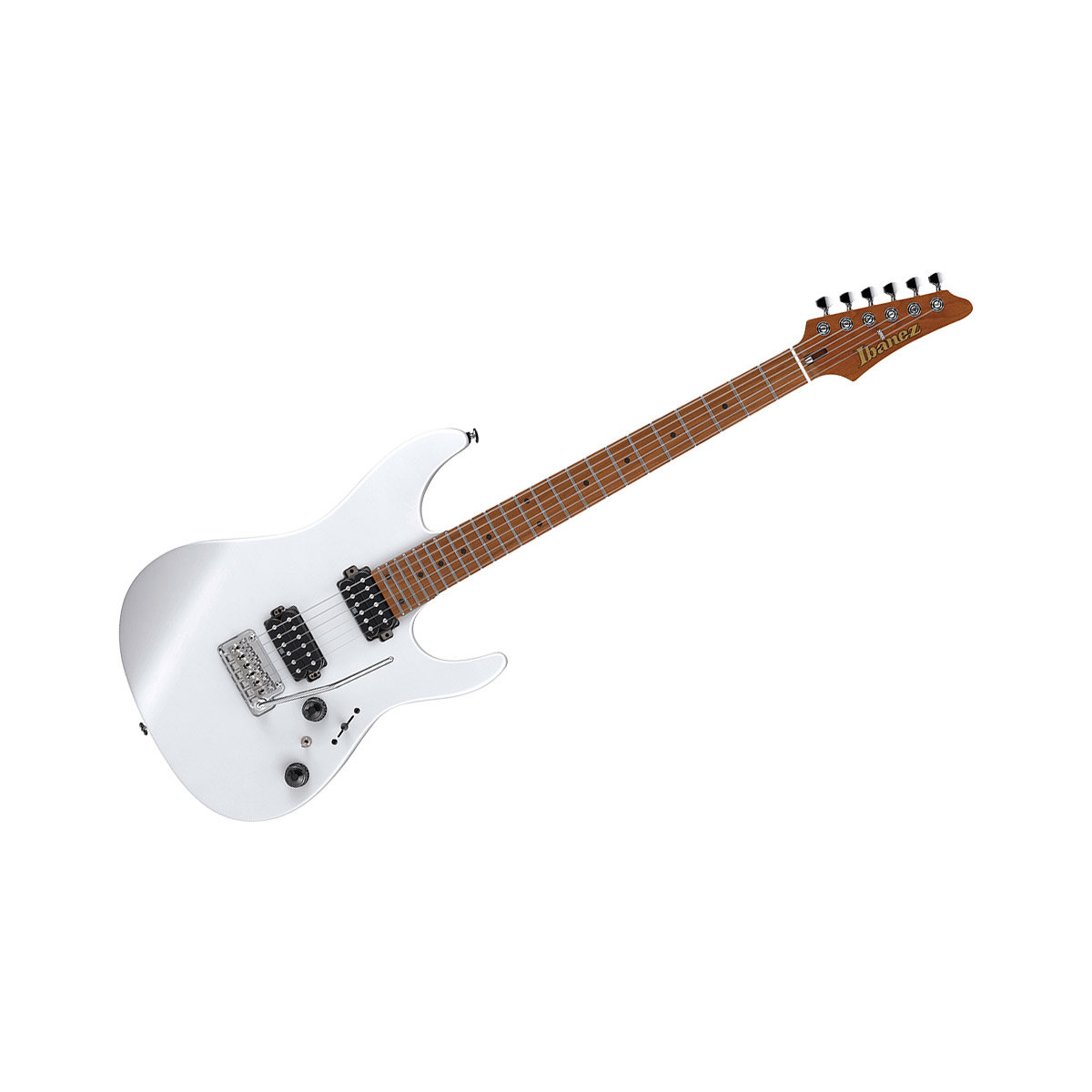 Ibanez AZ2402 PWF Pearl White Flat - Guitare métal / moderne SonoVente.com