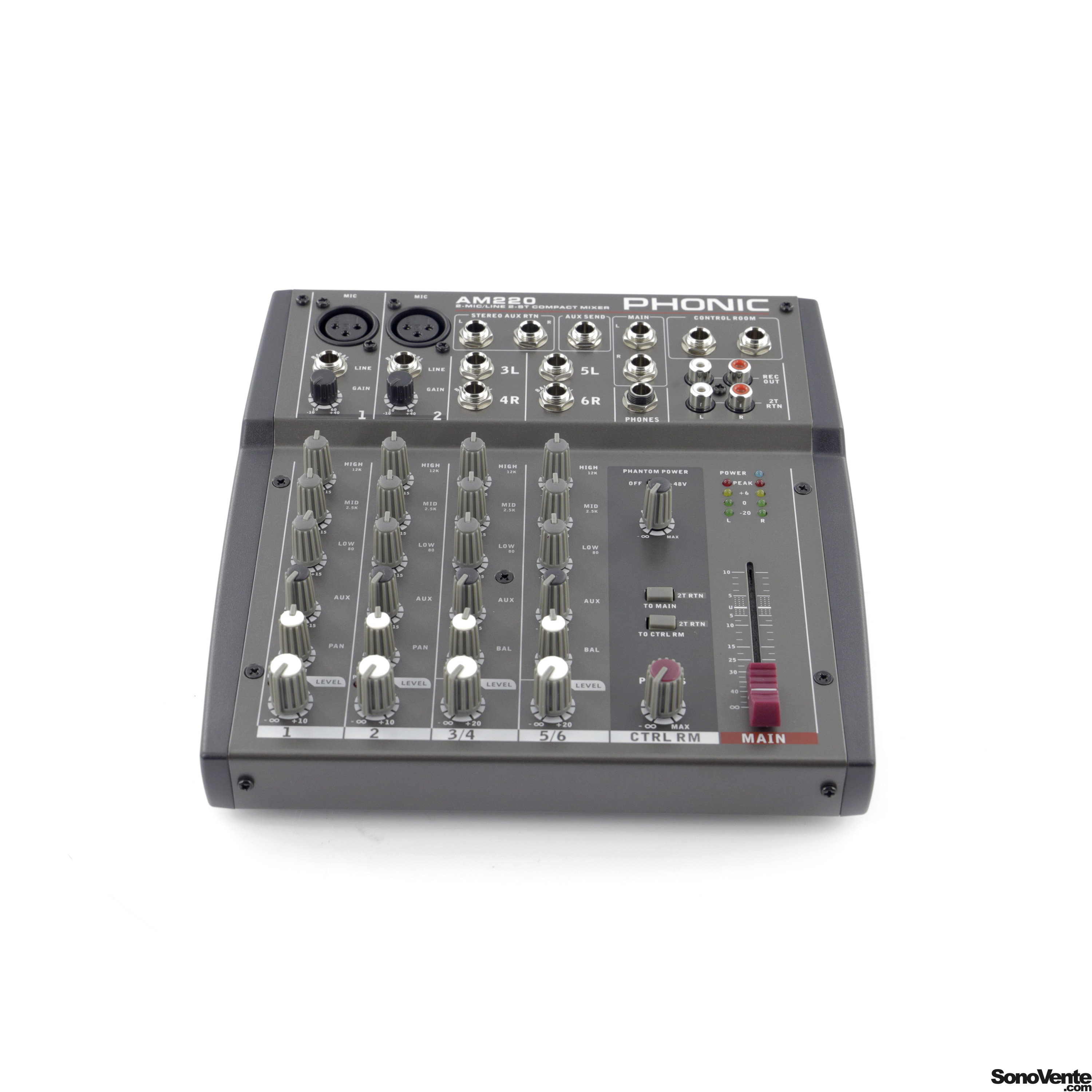 Phonic AM 220 - Console de mixage analogique SonoVente.com