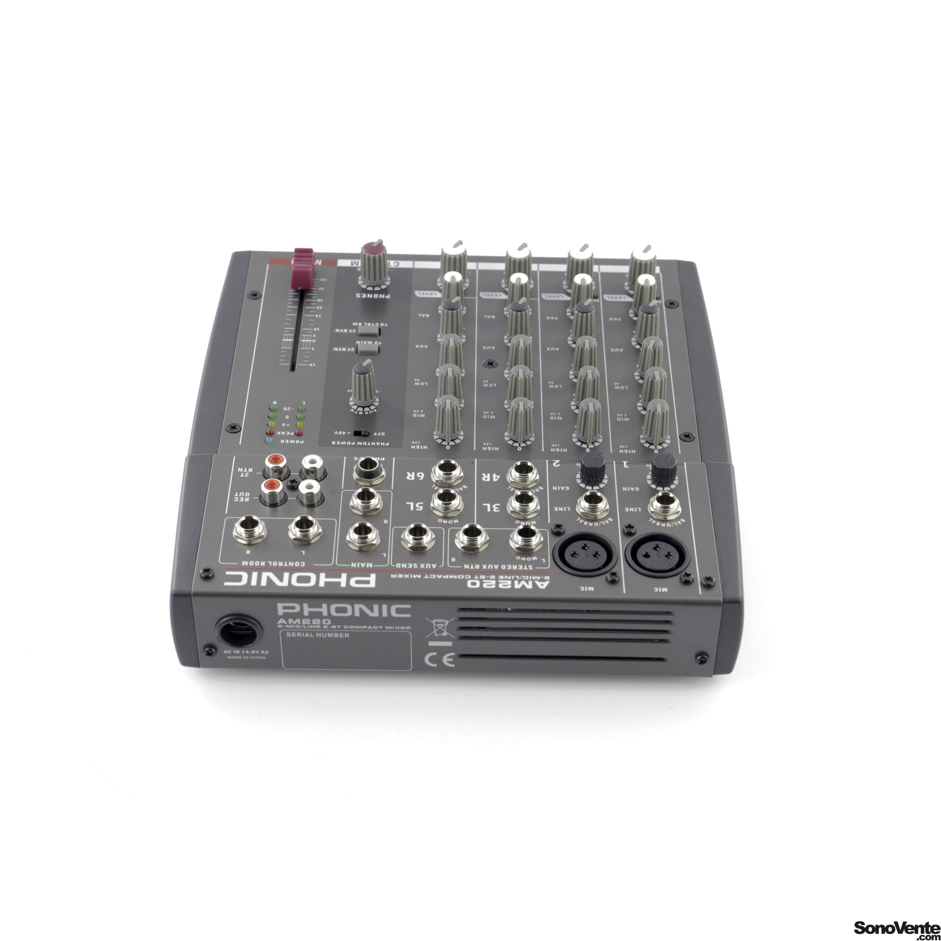 Phonic AM 220 - Console de mixage analogique SonoVente.com