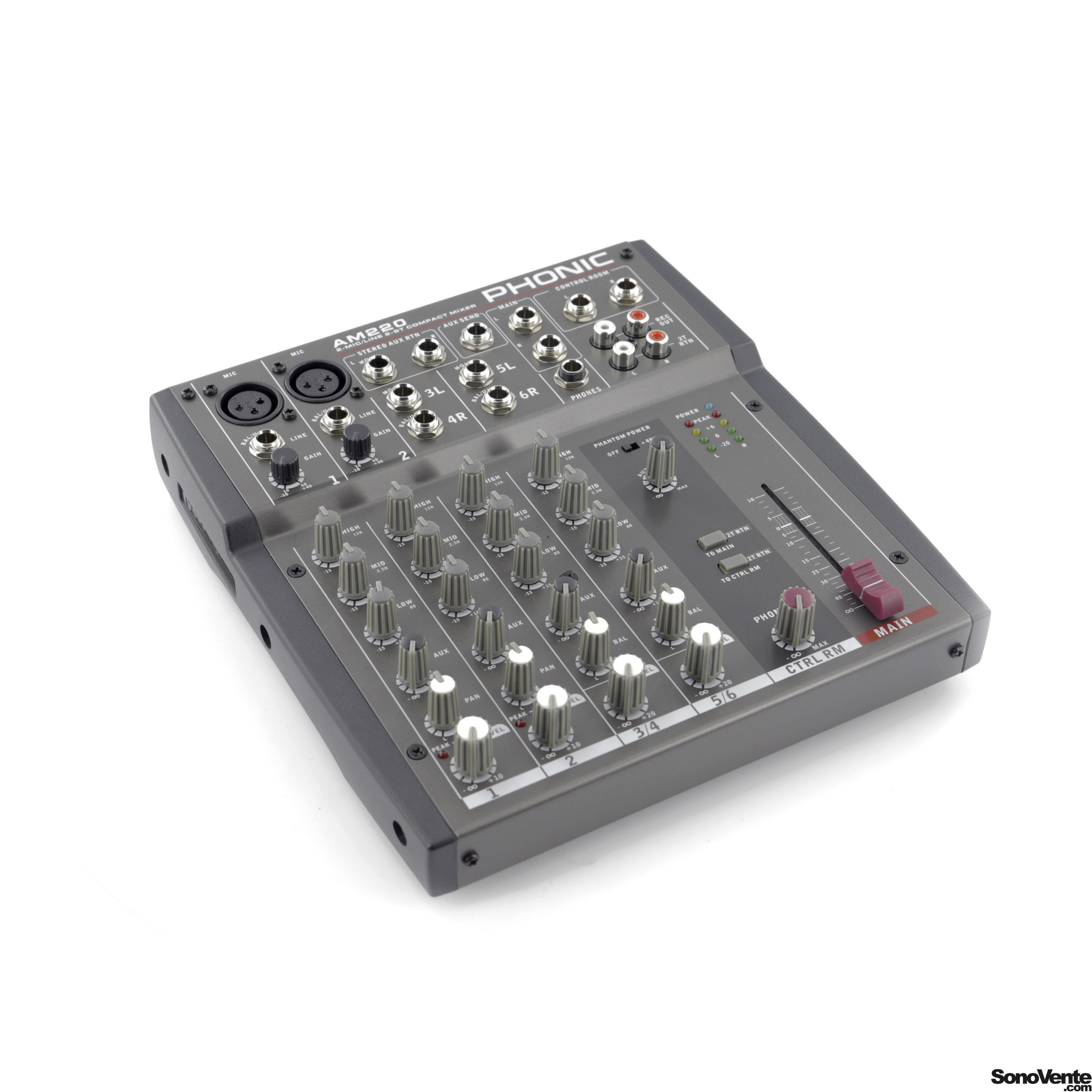 Phonic AM 220 - Console de mixage analogique SonoVente.com