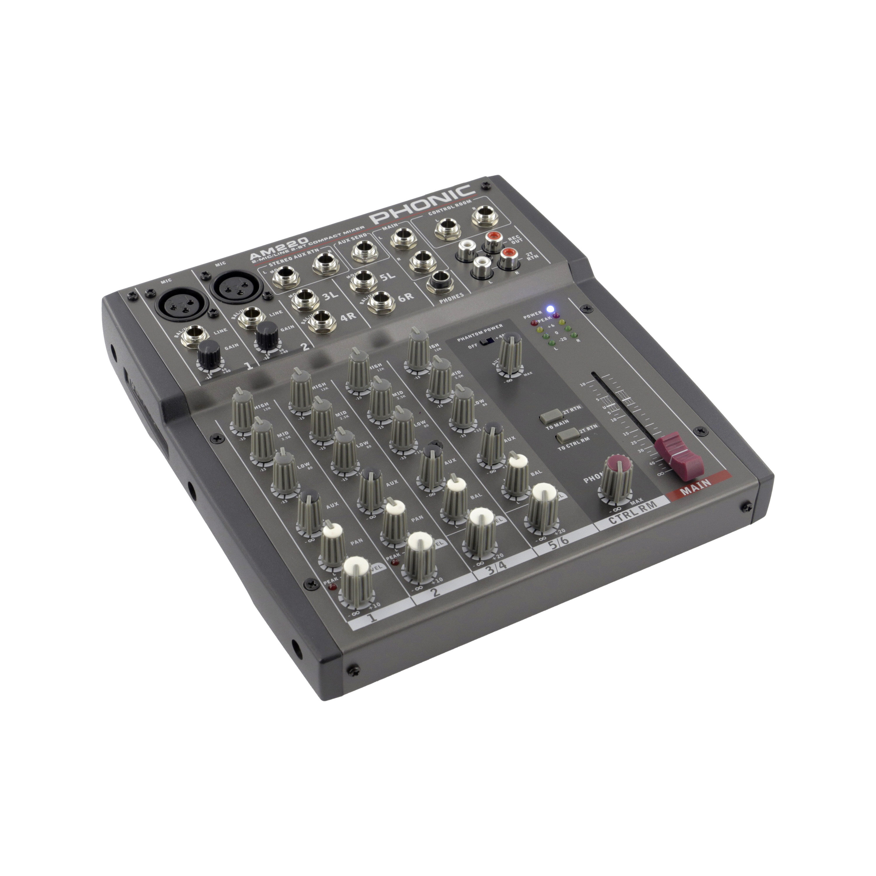 Phonic AM 220 - Console de mixage analogique SonoVente.com