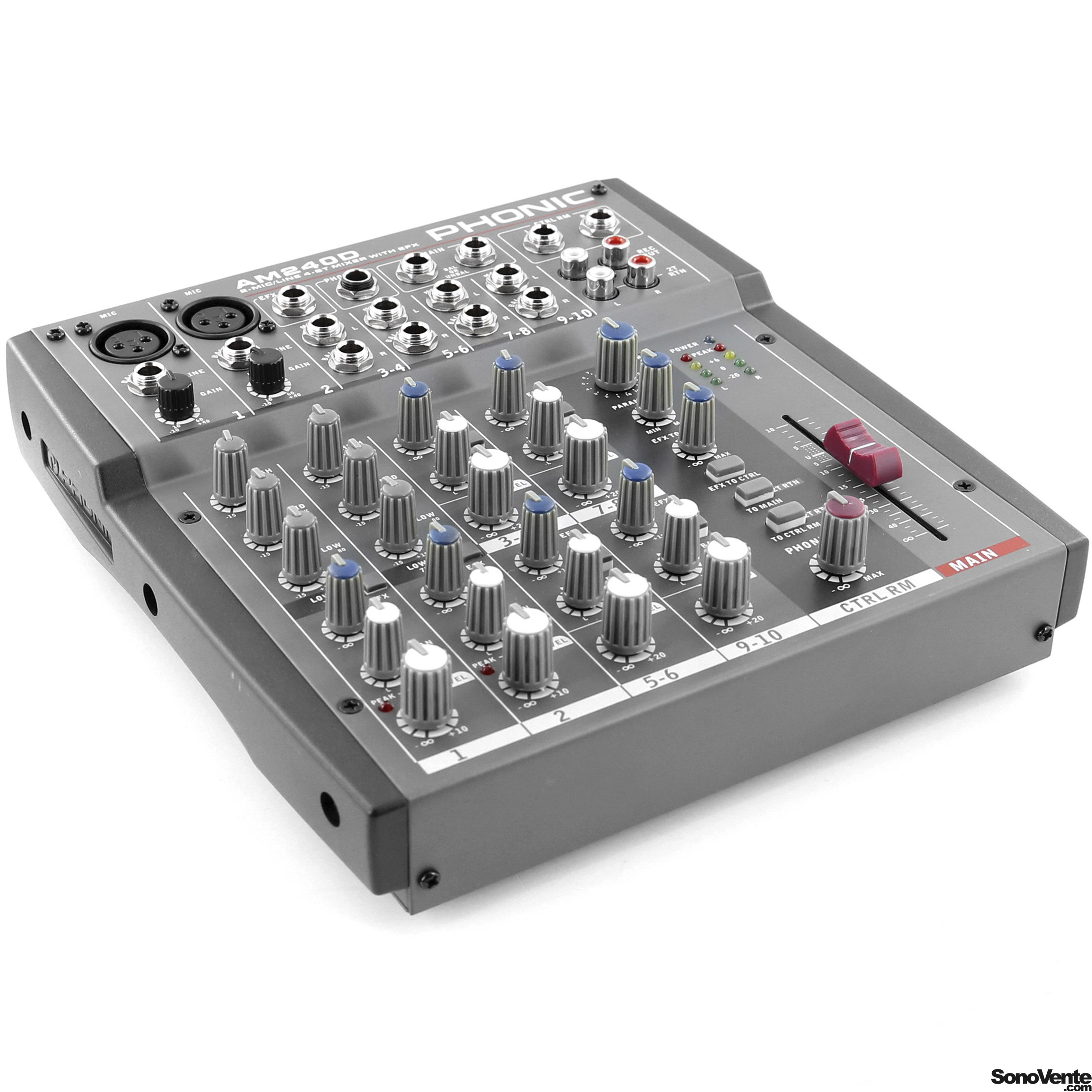 Phonic AM 240D - Console de mixage analogique SonoVente.com