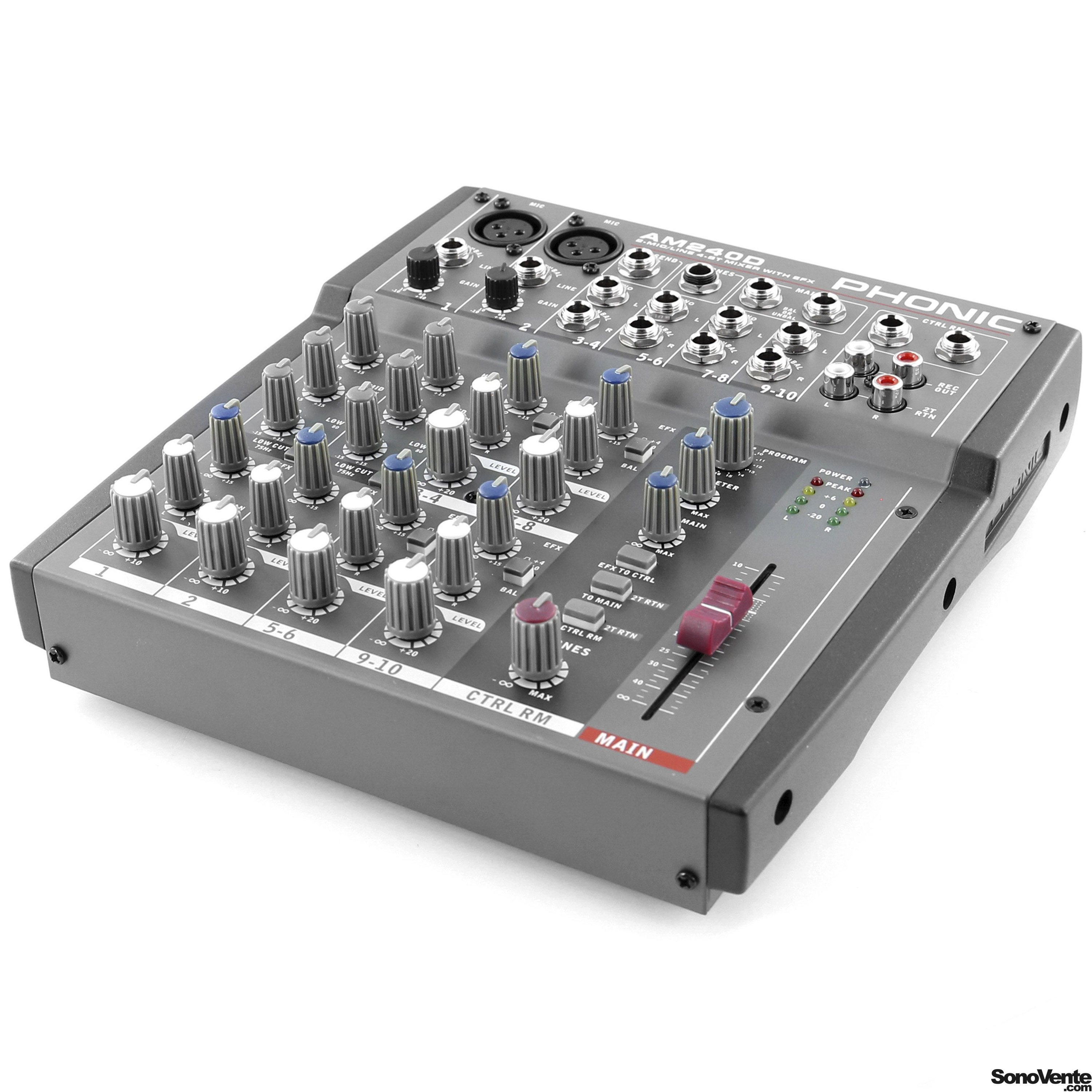 Phonic AM 240D - Console de mixage analogique SonoVente.com
