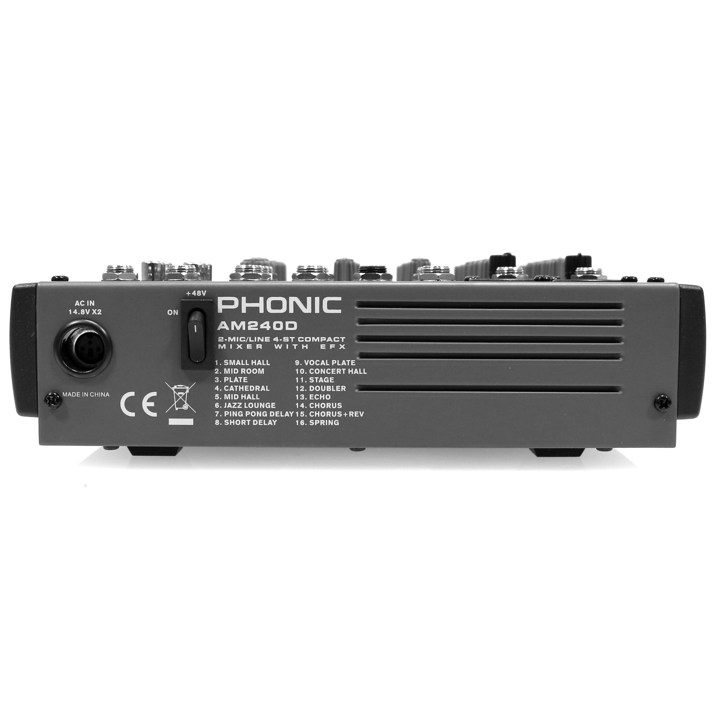 Phonic AM 240D - Console de mixage analogique SonoVente.com