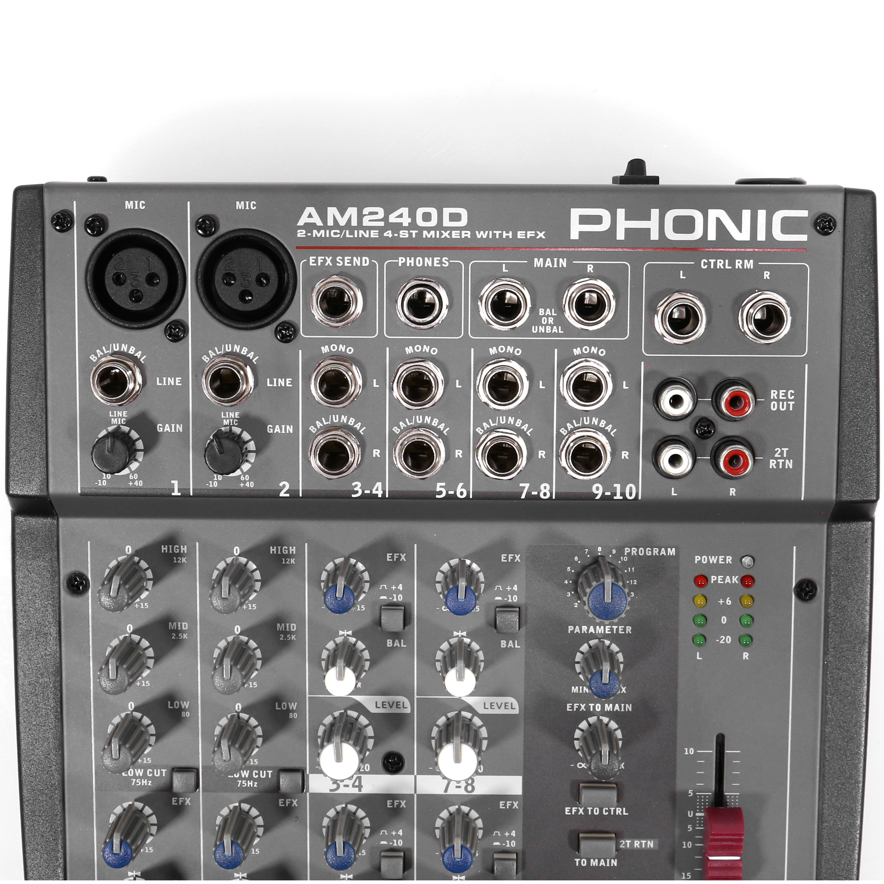 Phonic AM 240D - Console de mixage analogique SonoVente.com