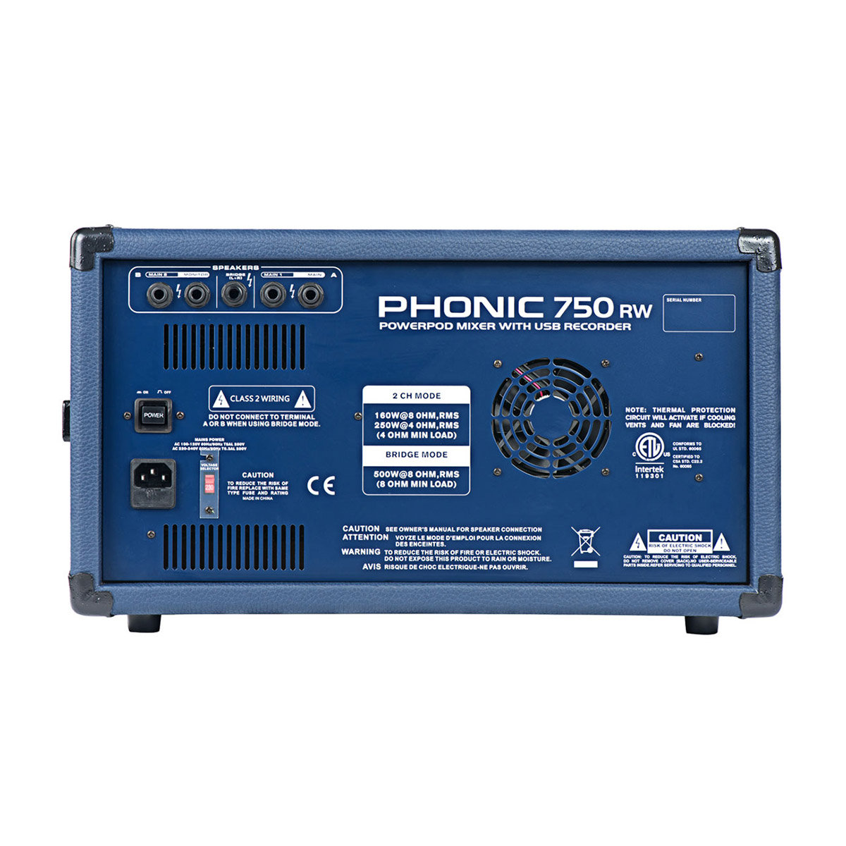 Phonic Powerpod 750RW - Console de mixage amplifiée SonoVente.com