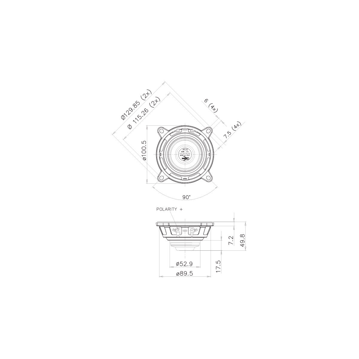 Faital Pro 4FE32 A - Haut-parleur SonoVente.com