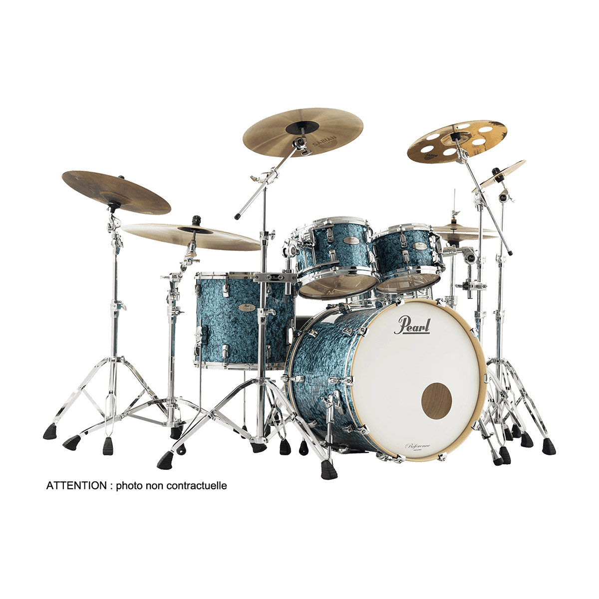 Pearl Reference Hyper Rock 22 4 Fûts Turquoise Pearl - Autres kits ...