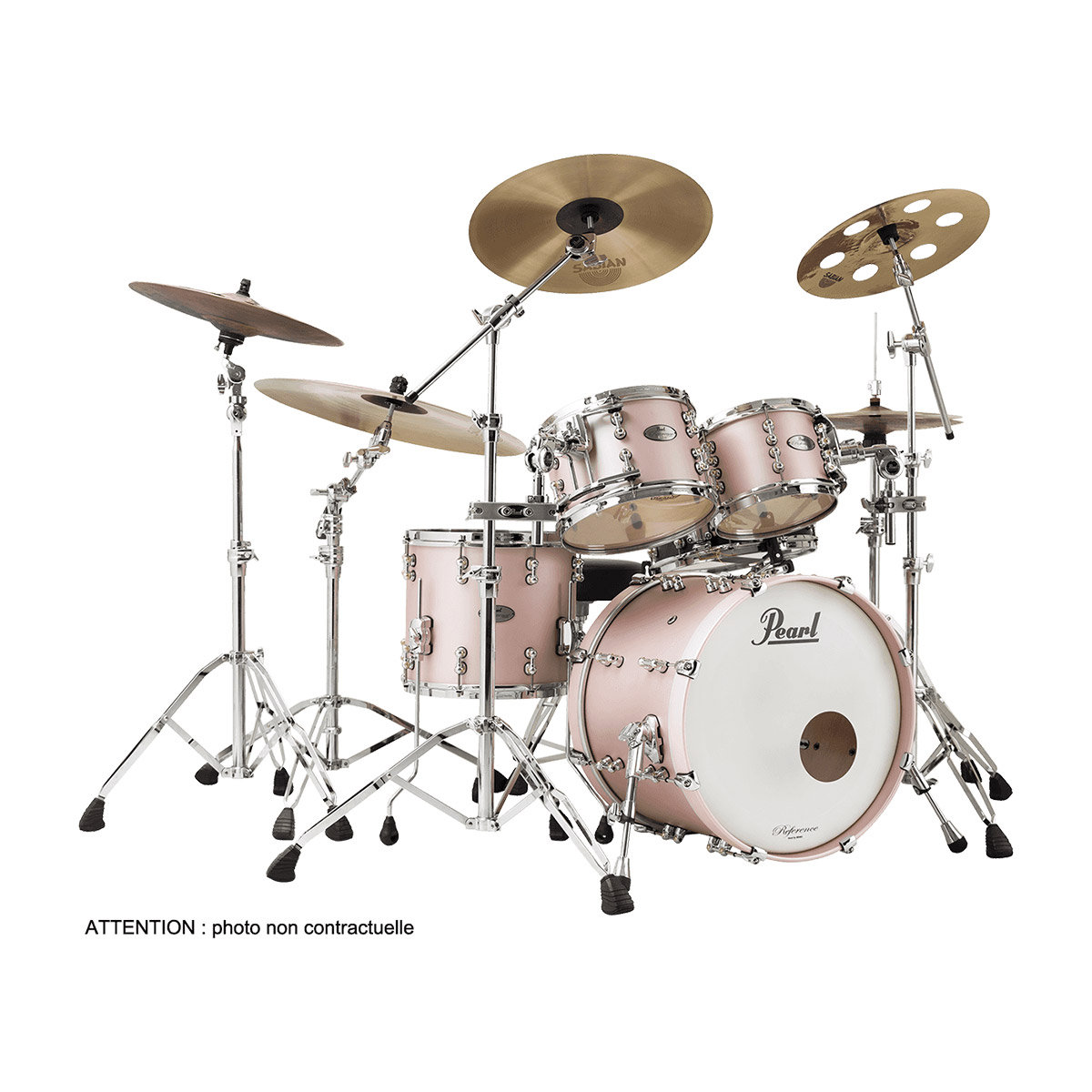 Pearl Reference Pure Hyper Rock 22 4 Fûts Satin Rose Gold - Batterie ...