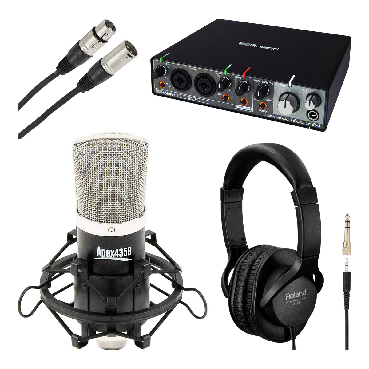 Roland Recording Bundle - Podcasts en uitzendingen SonoVente.com - nl