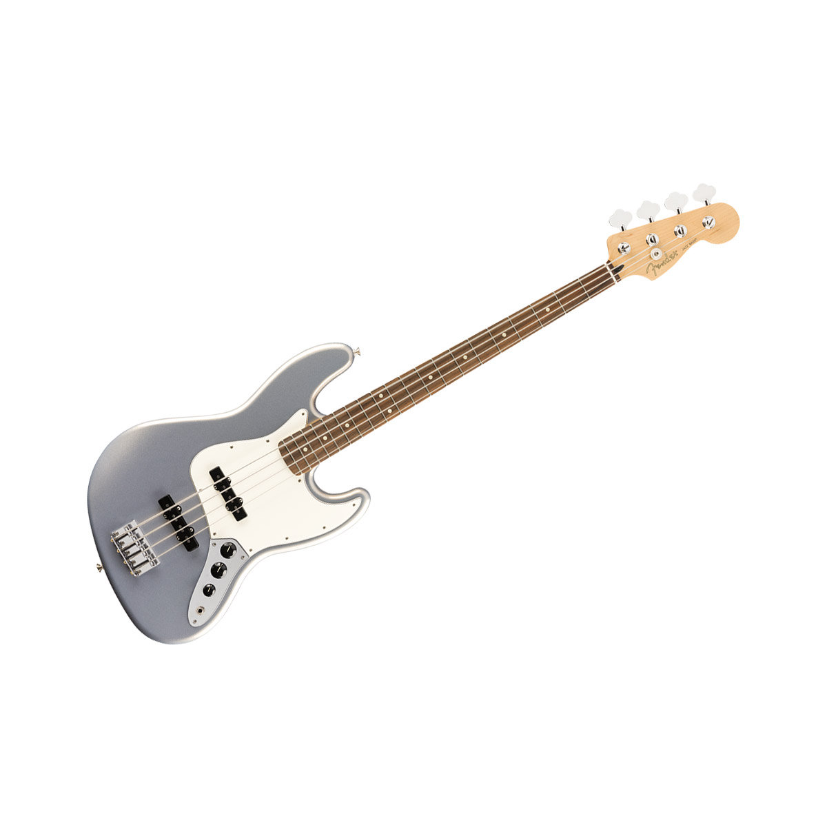 Fender Player Jazz Bass PF Silver - Basse électrique SonoVente.com