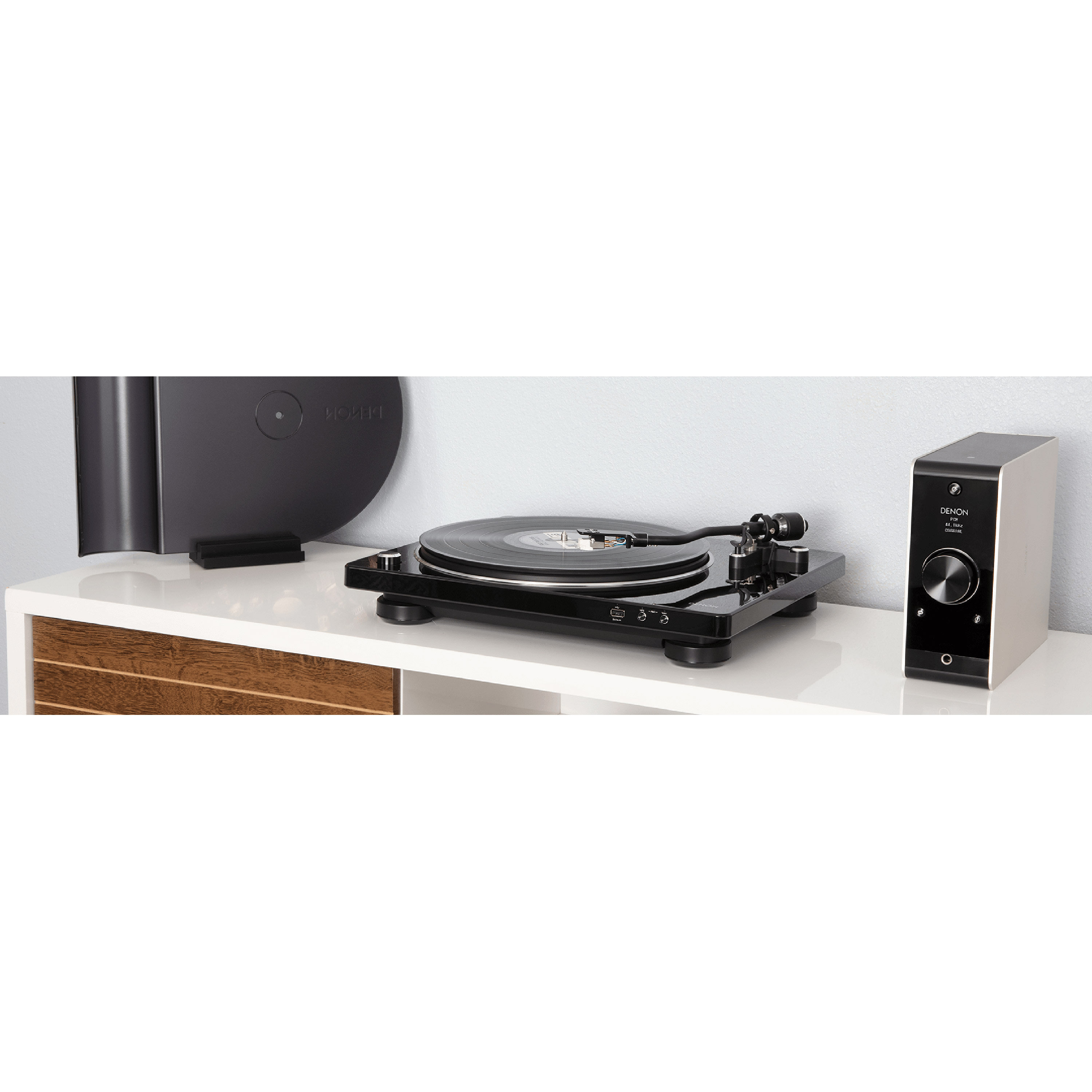 Denon DP-450 USB Noir - Platine à entrainement courroie SonoVente.com