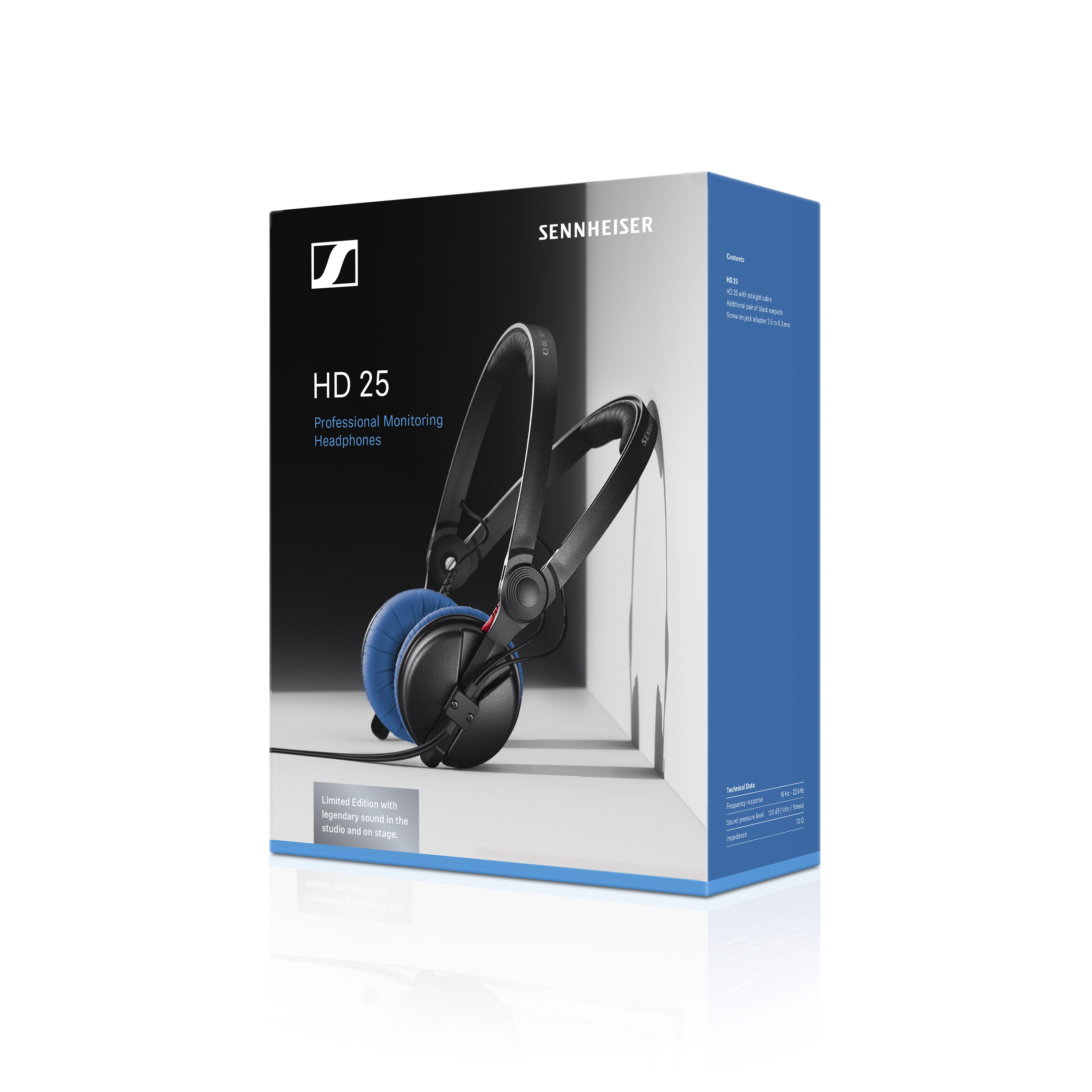 Sennheiser HD 25 Blue Edition - Casque DJ SonoVente.com