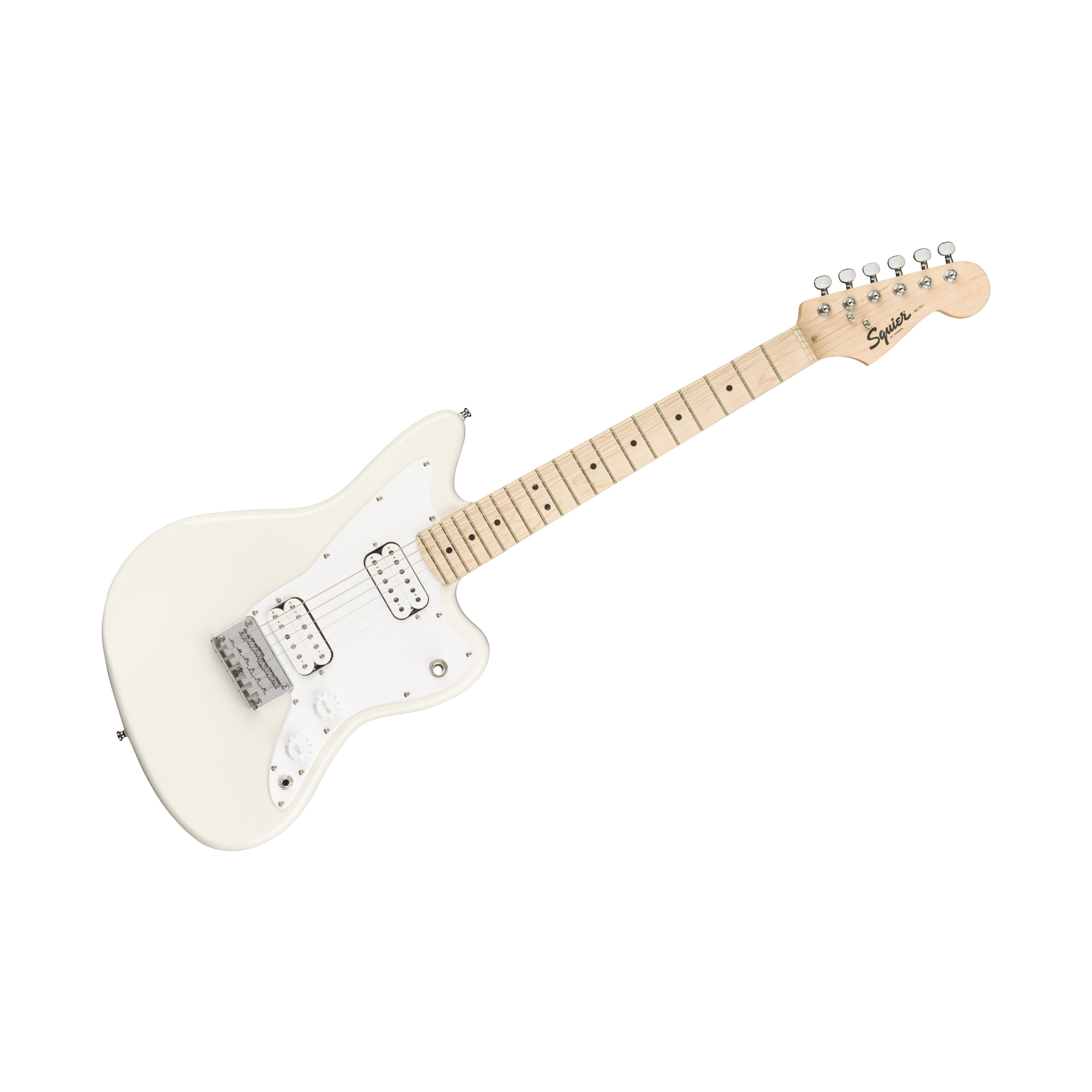 Squier by FENDER Mini Jazzmaster HH MN Olympic White - Guitare ...