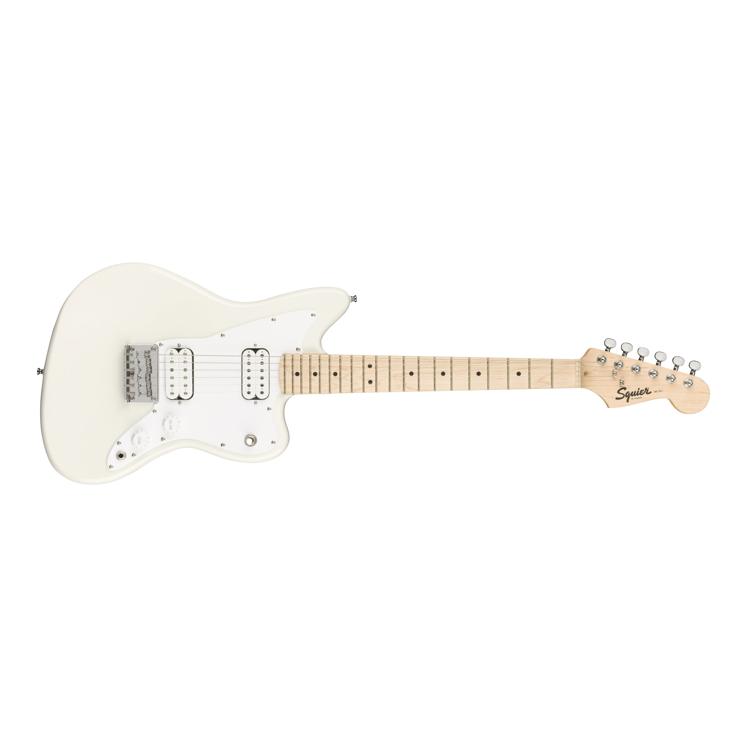 Squier by FENDER Mini Jazzmaster HH MN Olympic White - Guitare ...