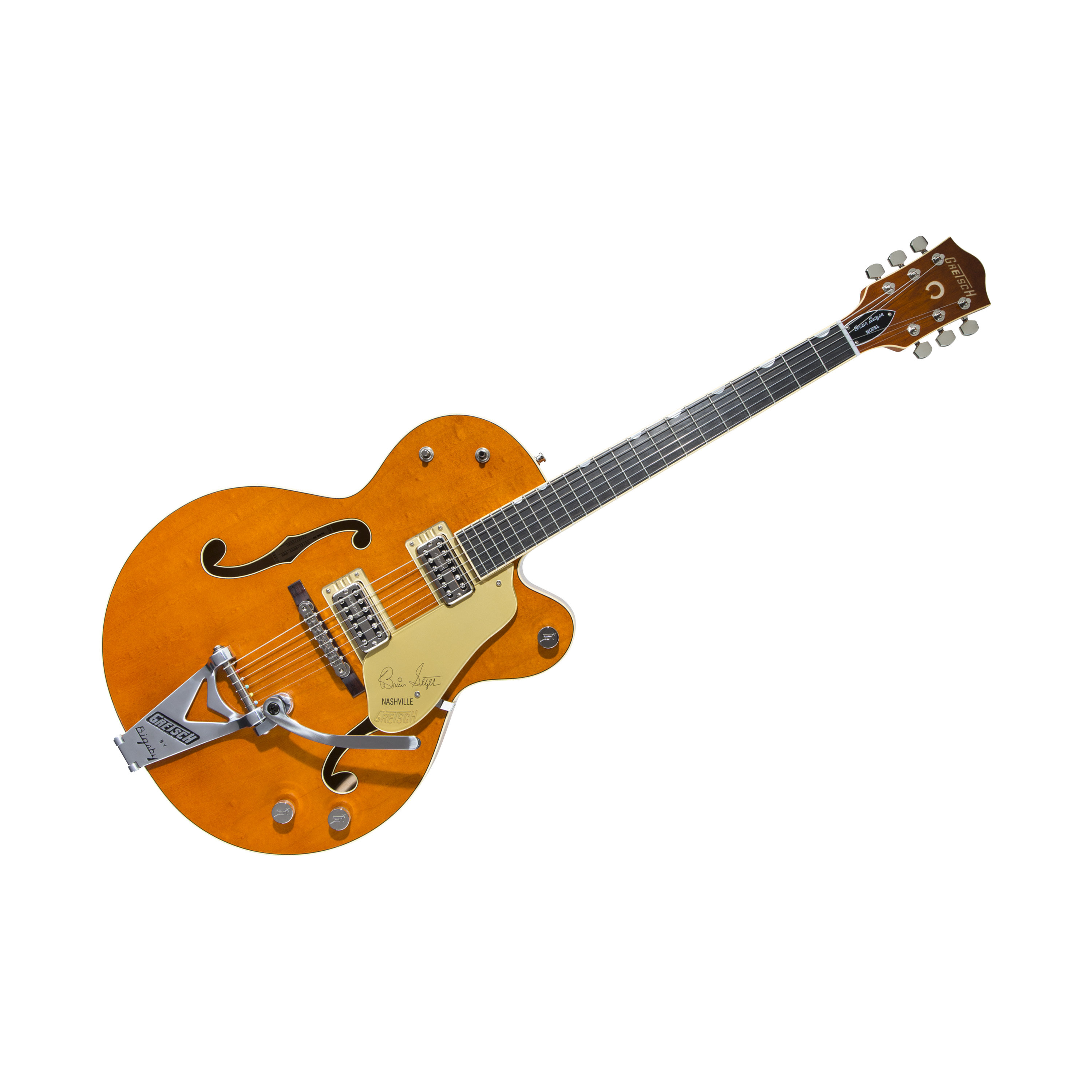 Gretsch Guitars G6120T-BSSMK Brian Setzer Nashville 59 Smoke Orange ...