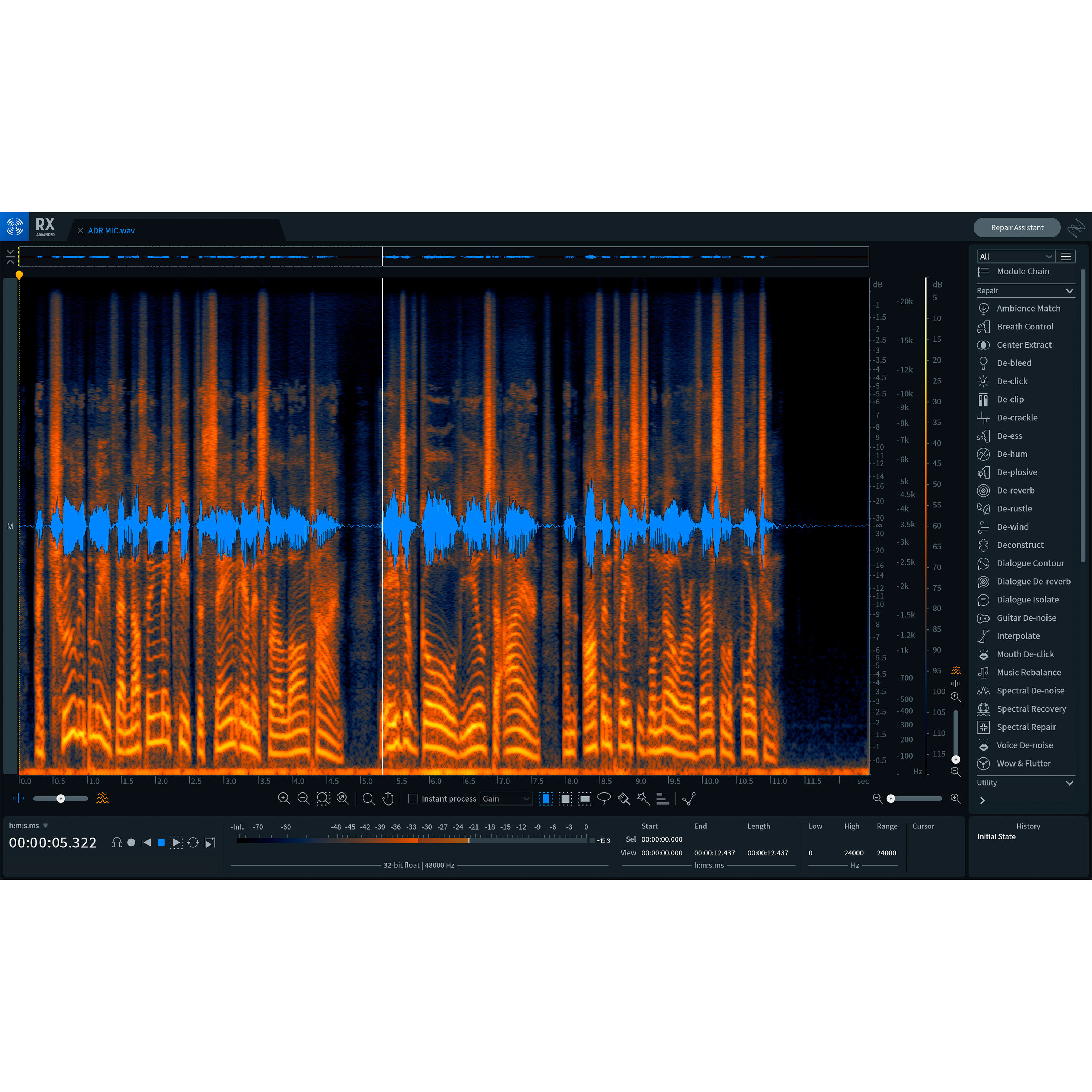 Izotope RX 8 Advanced - Logiciel plugins d'effets SonoVente.com