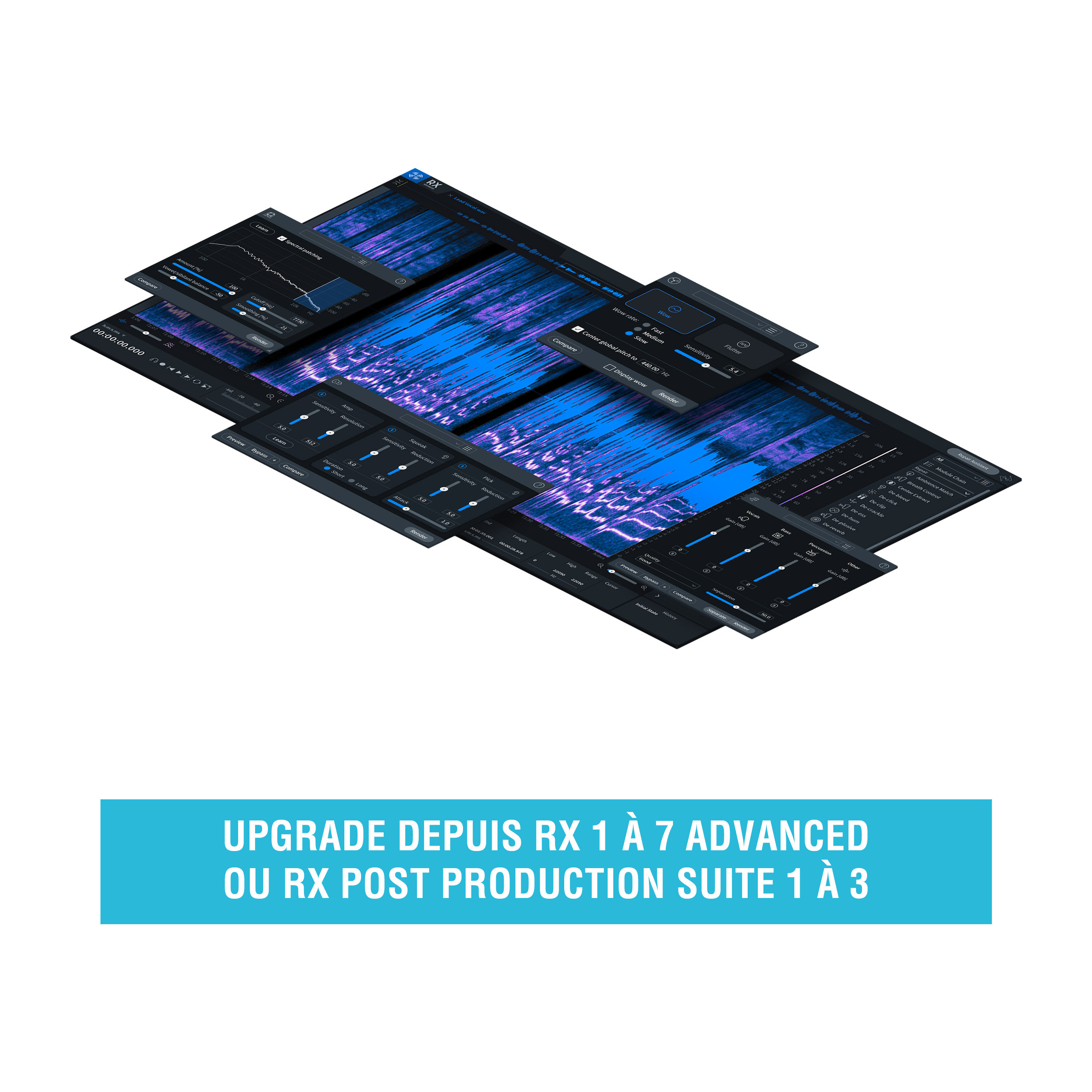 Izotope RX 8 Advanced upgrade depuis RX Post Production Suite 1-3 ou RX ...