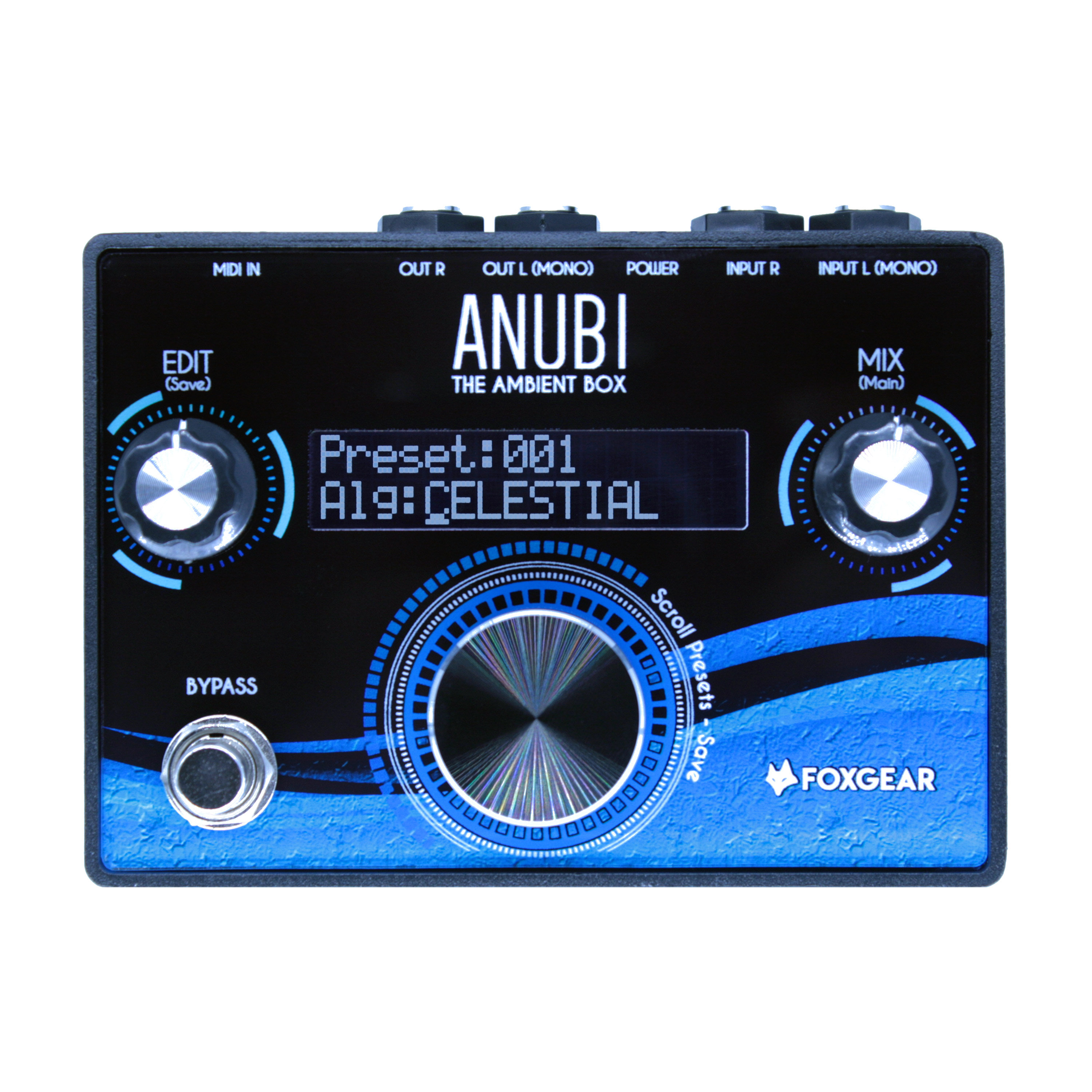 Foxgear Anubi Ambient Box - Effets guitare électrique SonoVente.com