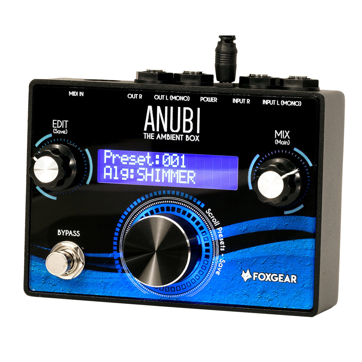 Foxgear Anubi Ambient Box - Effets guitare électrique SonoVente.com