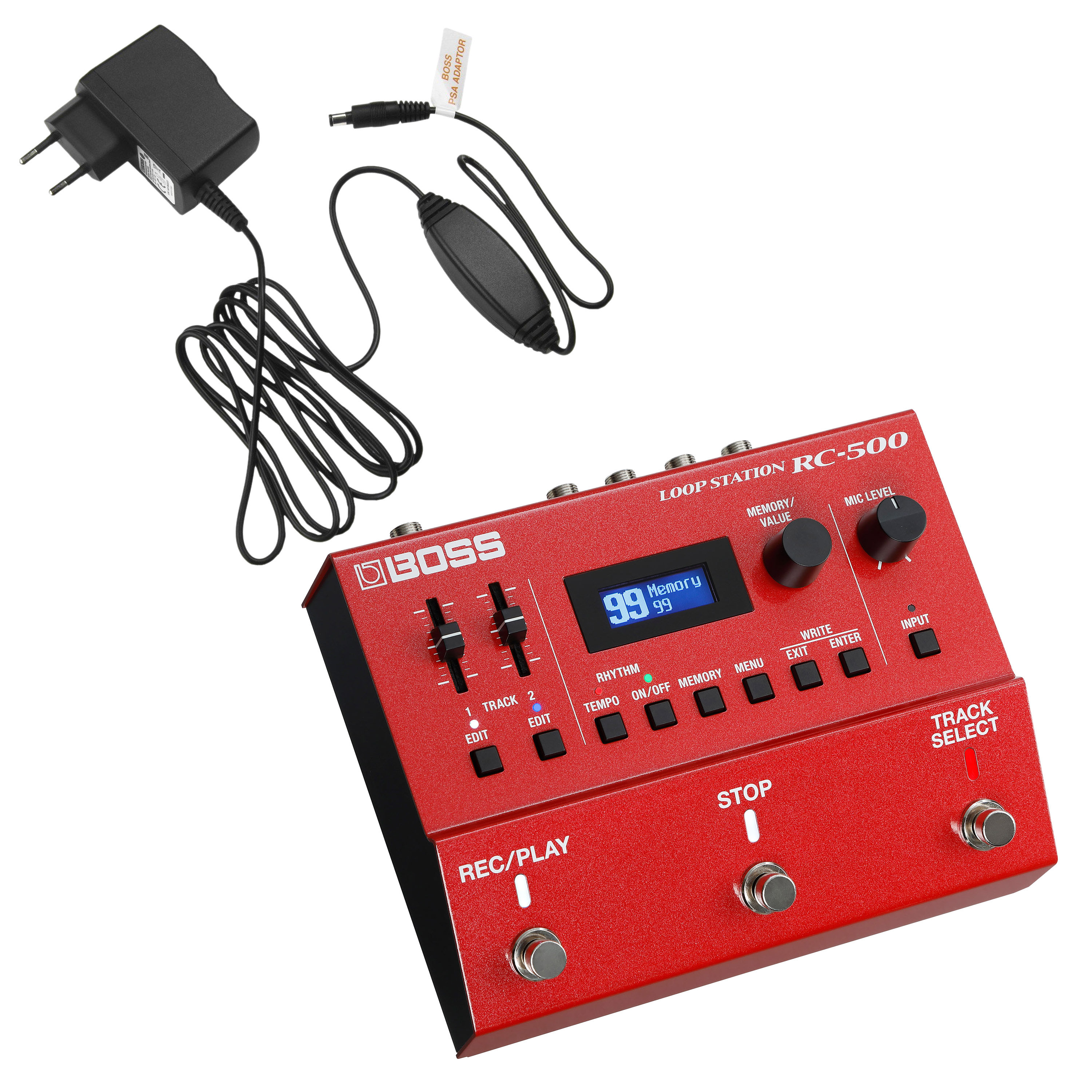 Boss RC-500 + Adaptateur secteur - Effets guitare électrique SonoVente.com