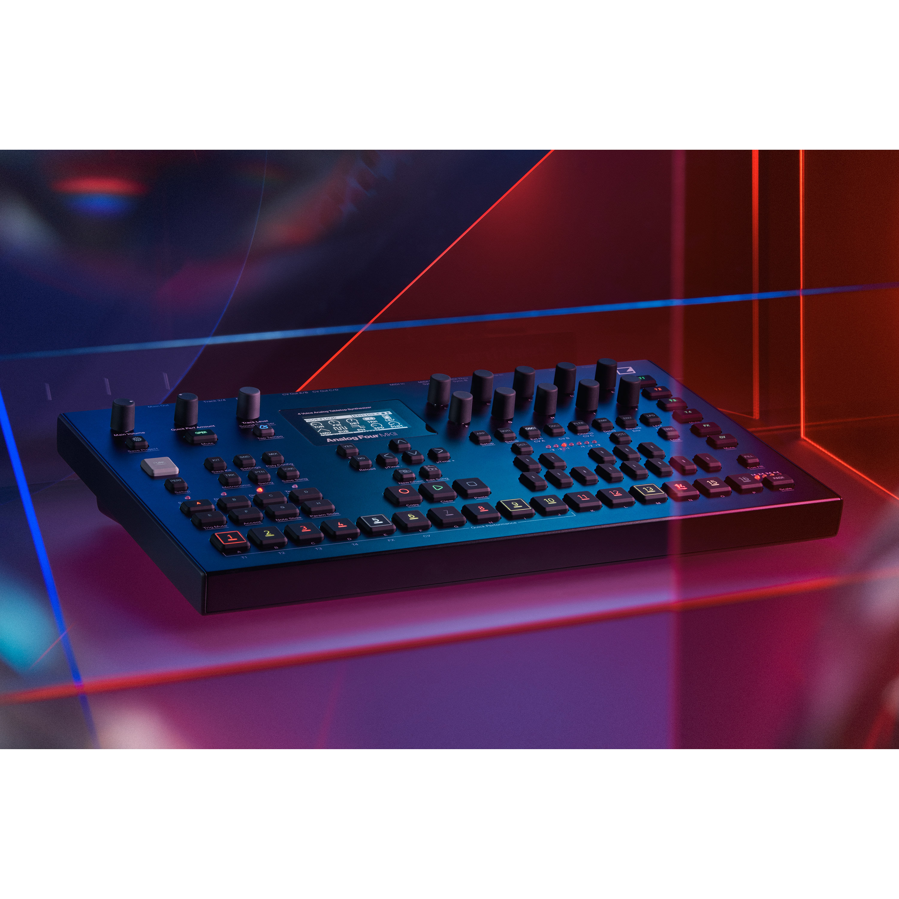 Elektron Analog Four MKII Black - Rack synthétiseur SonoVente.com