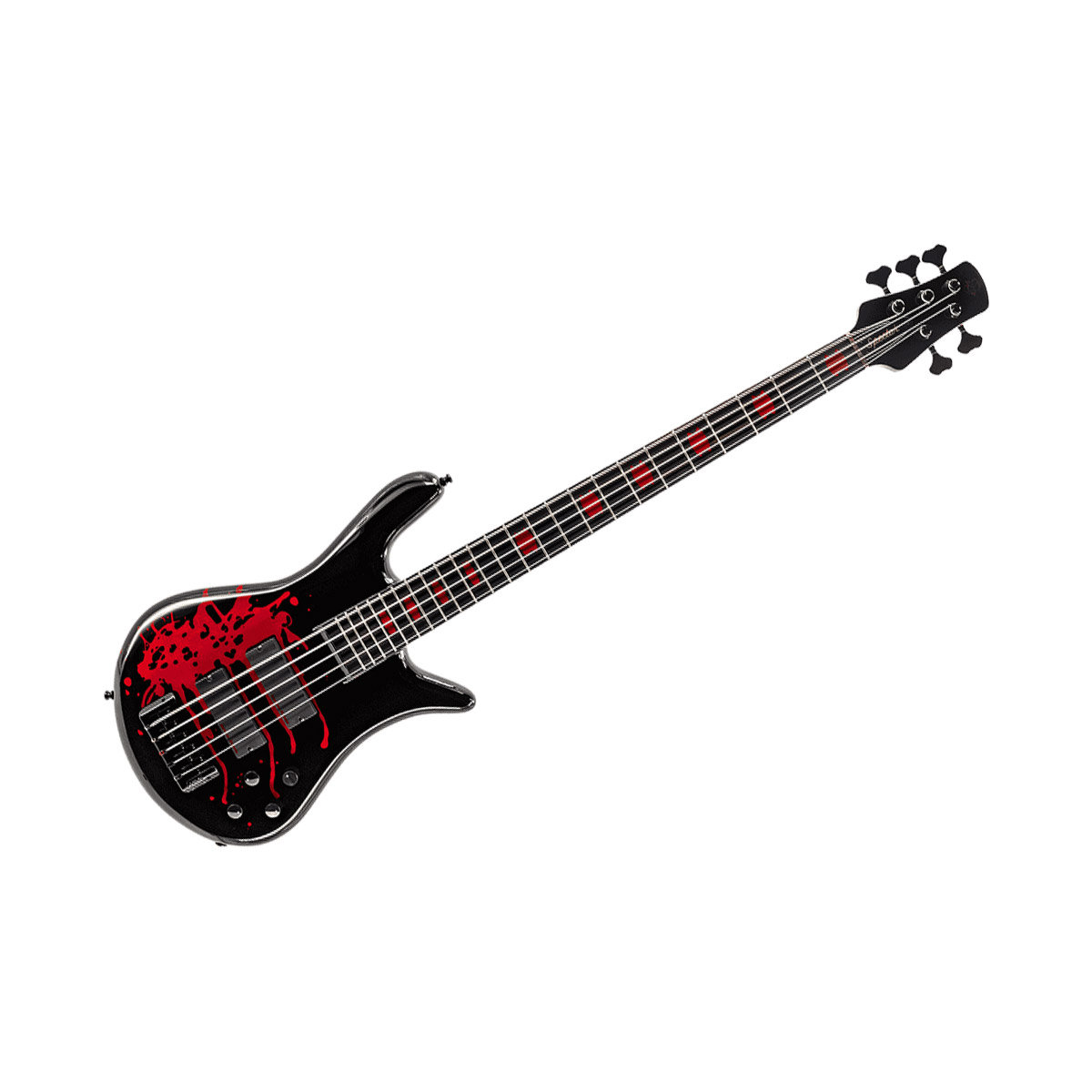 Spector Euro 5 LX Alex Webster Blood Red Drip + Housse - Basse ...