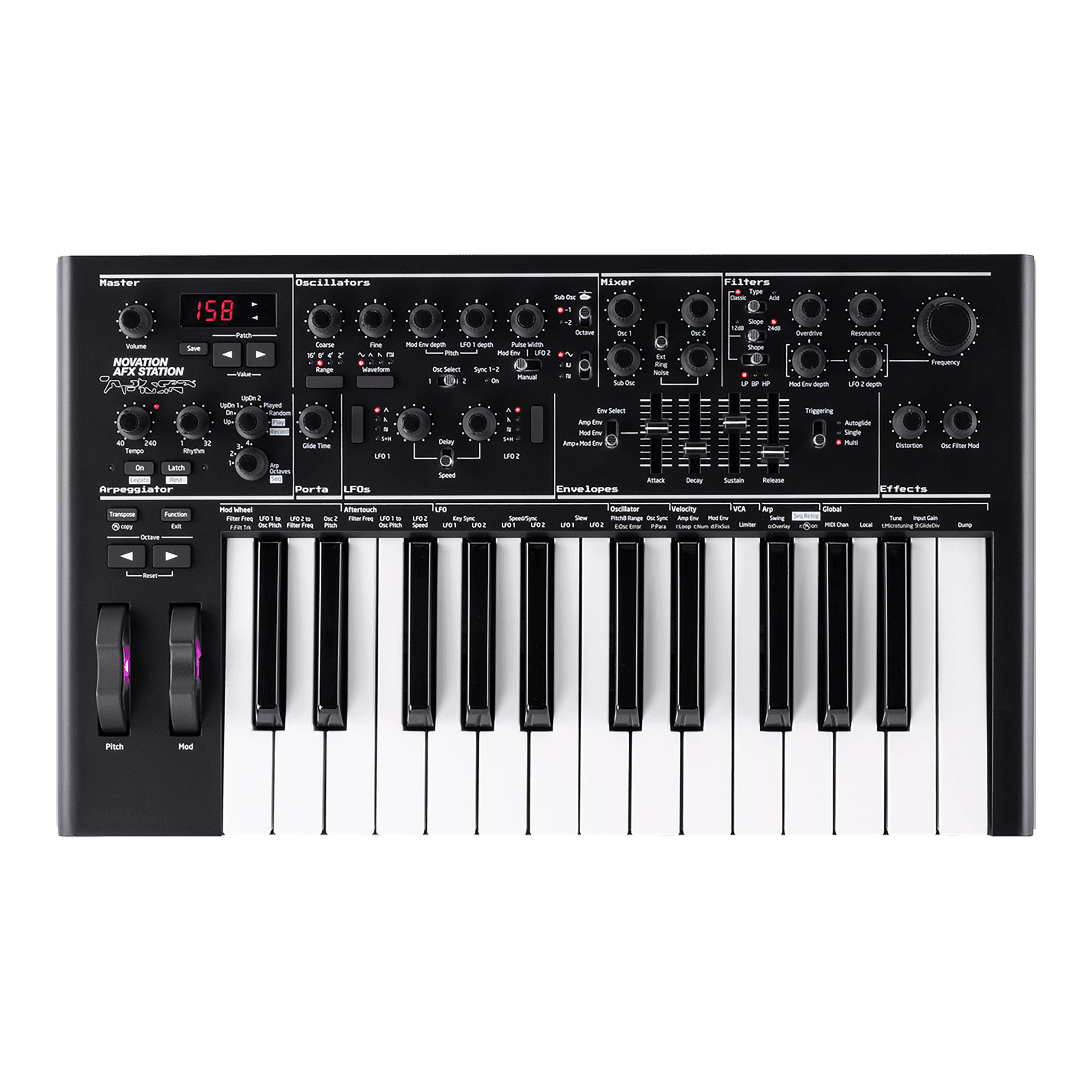 Novation AFX Station - Synthétiseur SonoVente.com