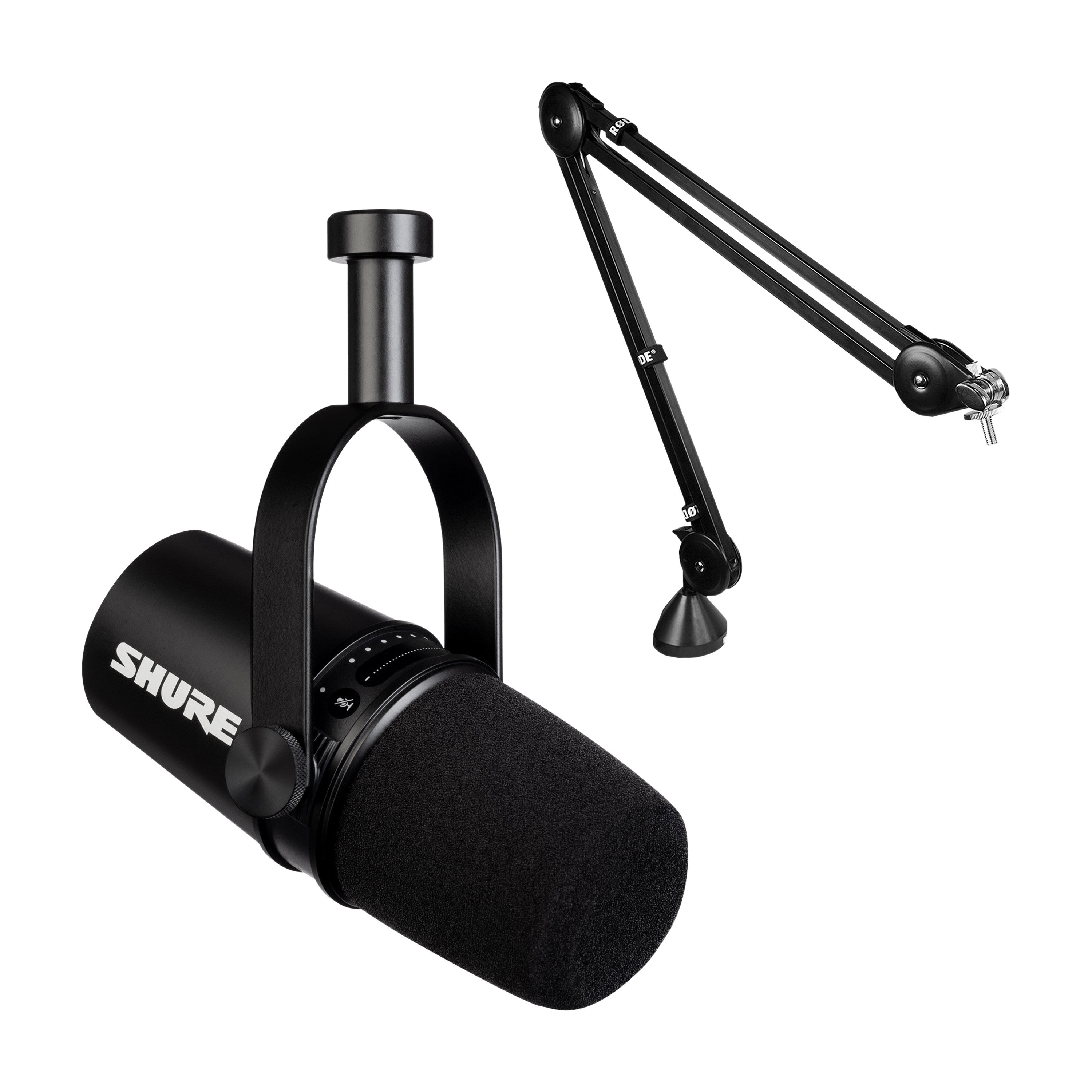 Shure MV7 K Stand bundle - Micro broadcast SonoVente.com