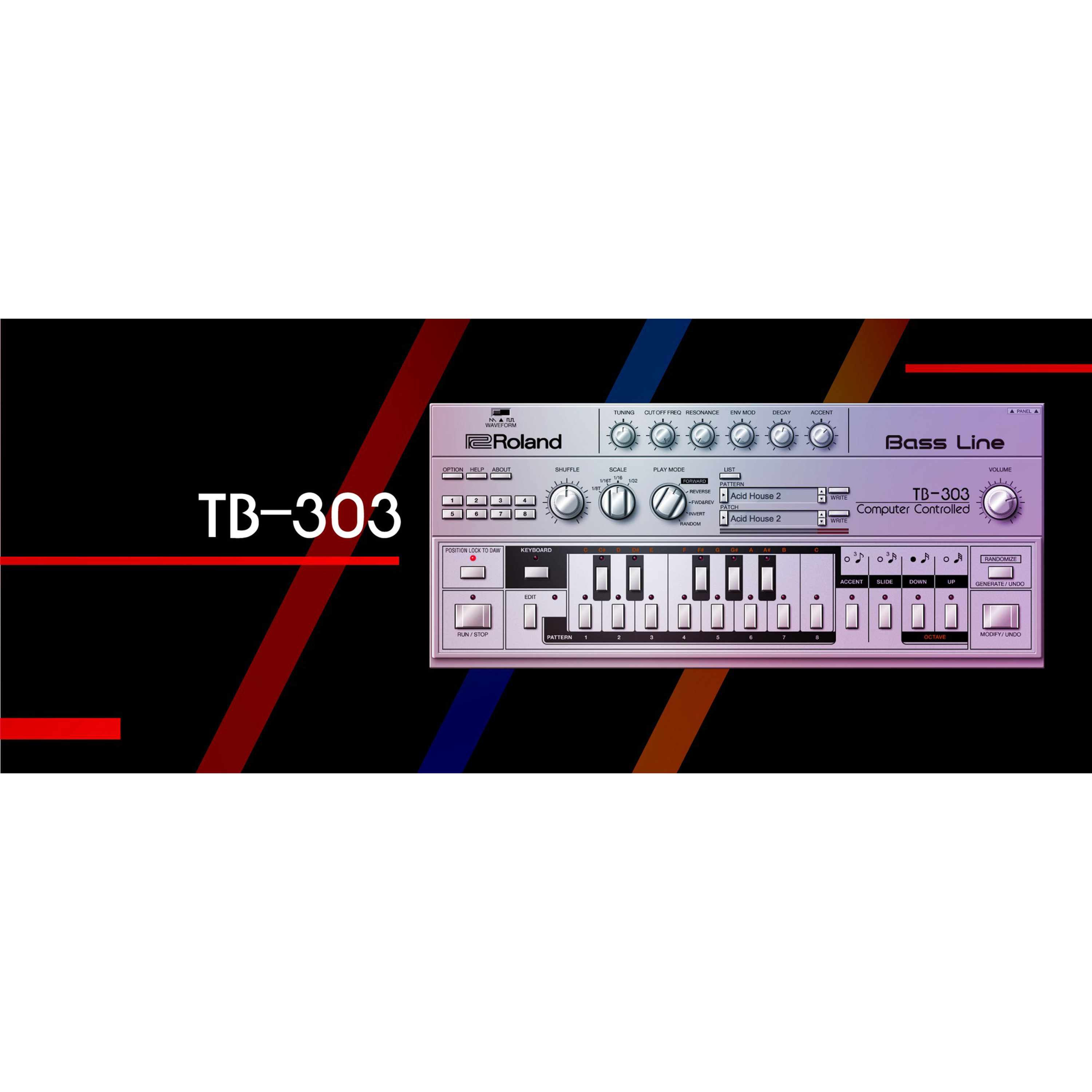 Roland Roland Cloud TB-303 - Software voor virtuele instrumenten ...