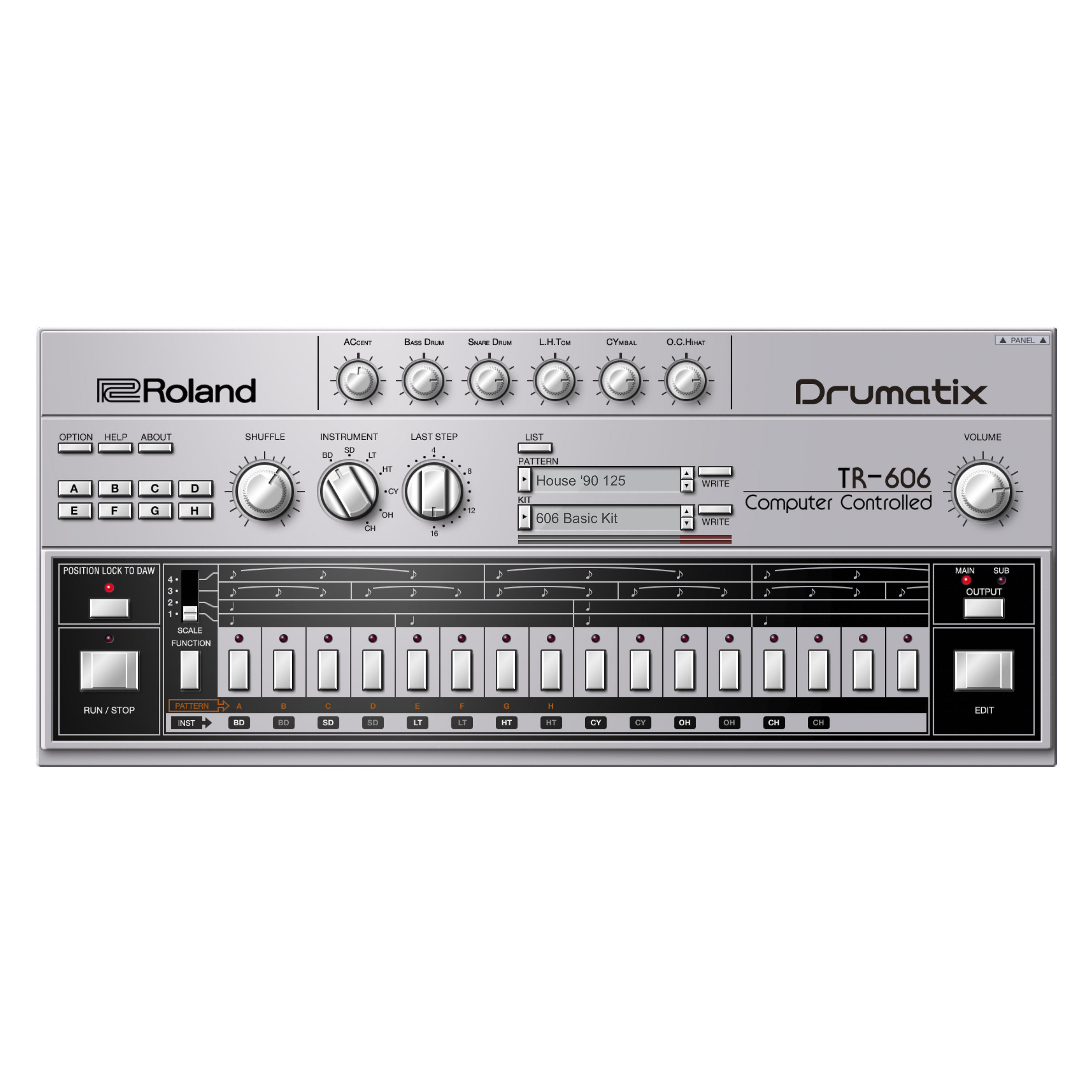 Roland Roland Cloud TR-606 - Software voor virtuele instrumenten SonoVente.com - nl