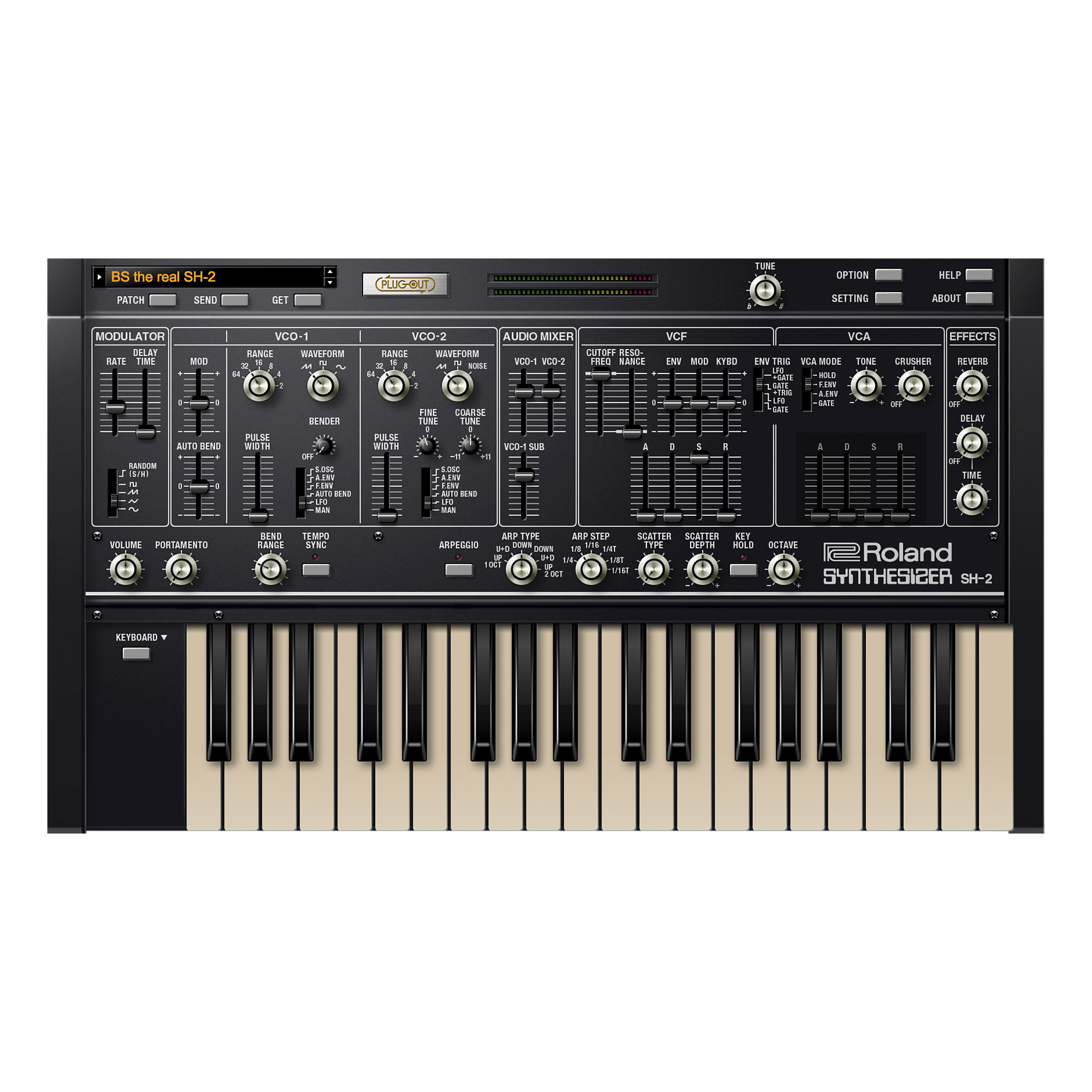 Roland Roland Cloud SH-2 - Virtual Instruments Software SonoVente.com - en