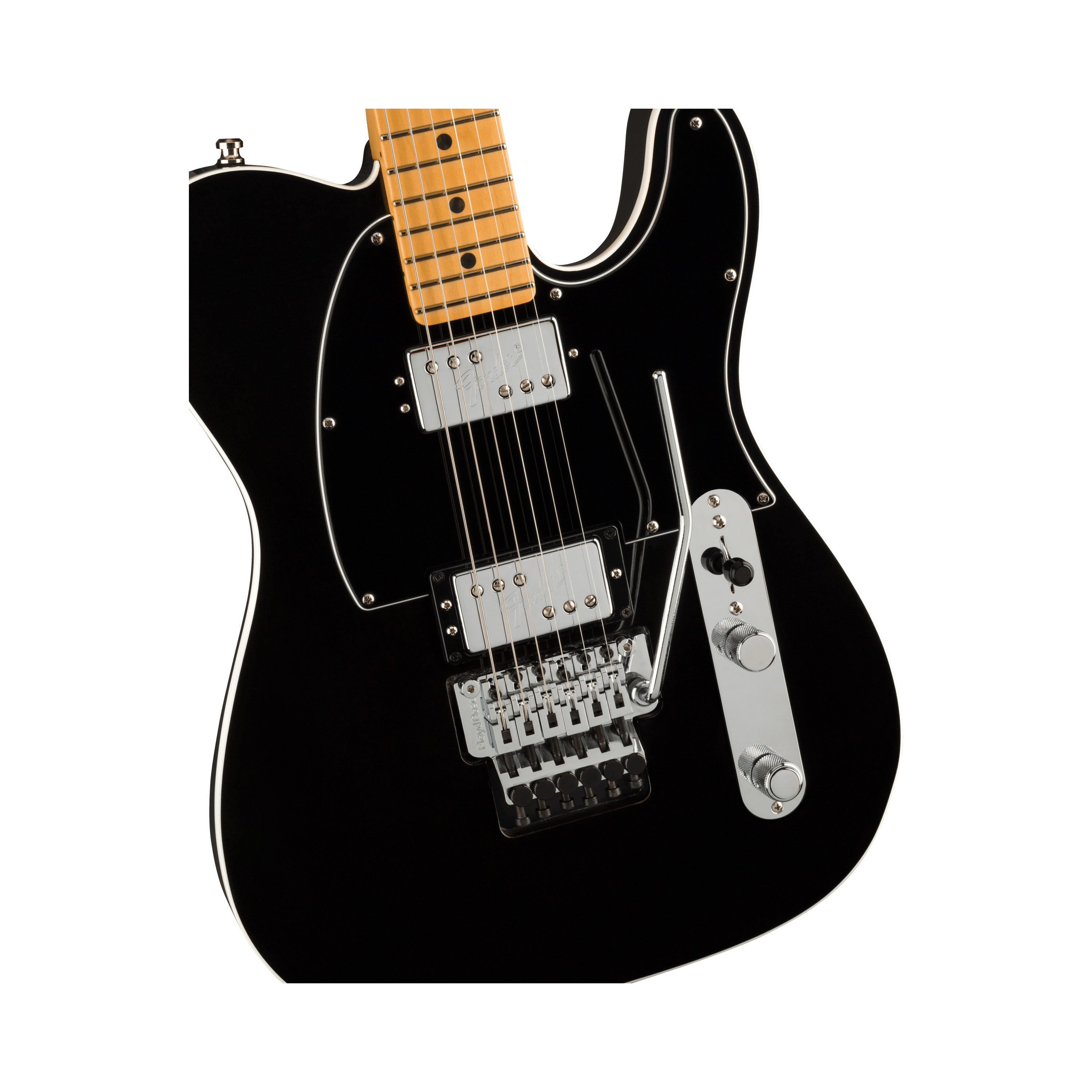 Fender American Ultra Luxe Telecaster Floyd Rose HH MN Mystic Black ...