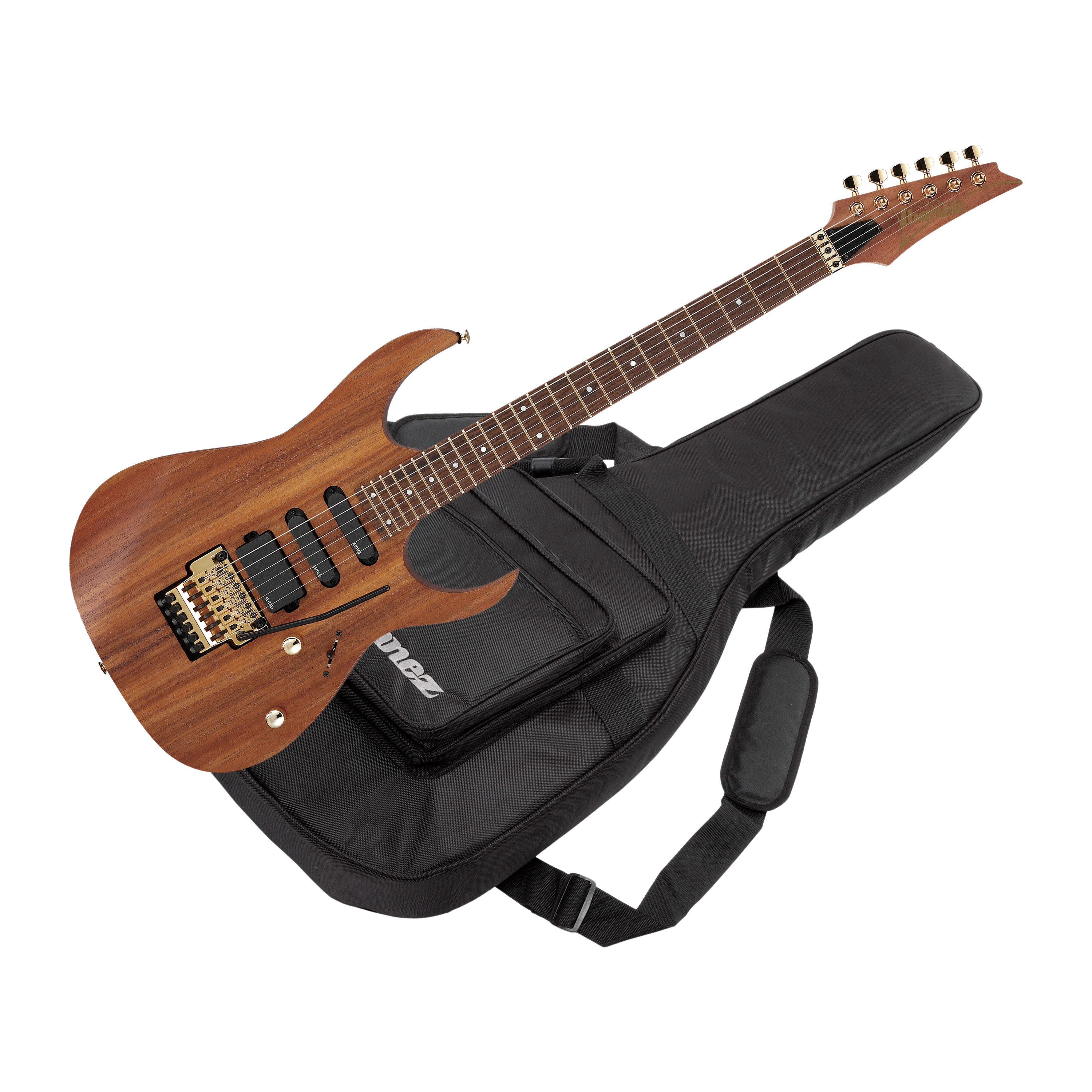 Ibanez RG6PKAG RG Premium Natural Flat + housse - Guitare métal ...