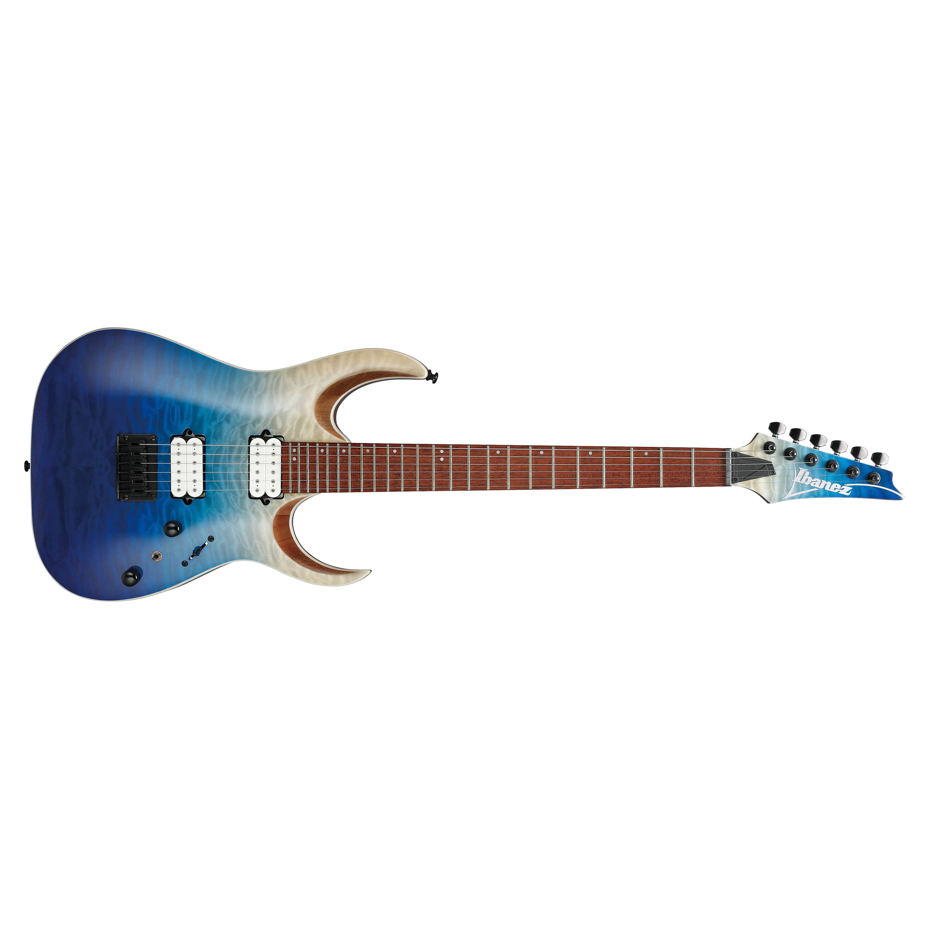 Ibanez RGA42HPQM RGA High Performance Blue Iceberg Gradation - Guitare ...