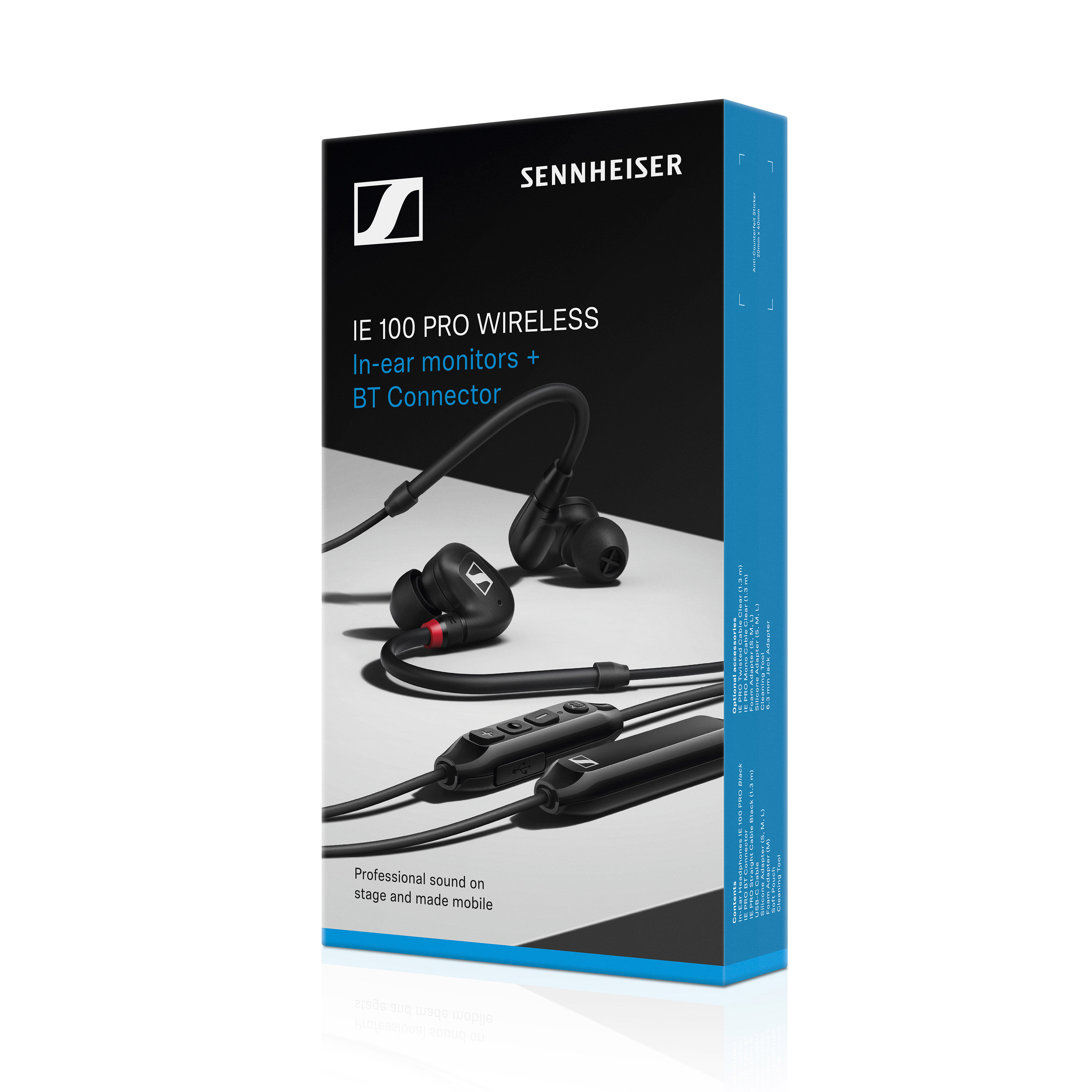 Sennheiser IE 100 PRO Wireless Black - Ear Monitor System SonoVente.com ...
