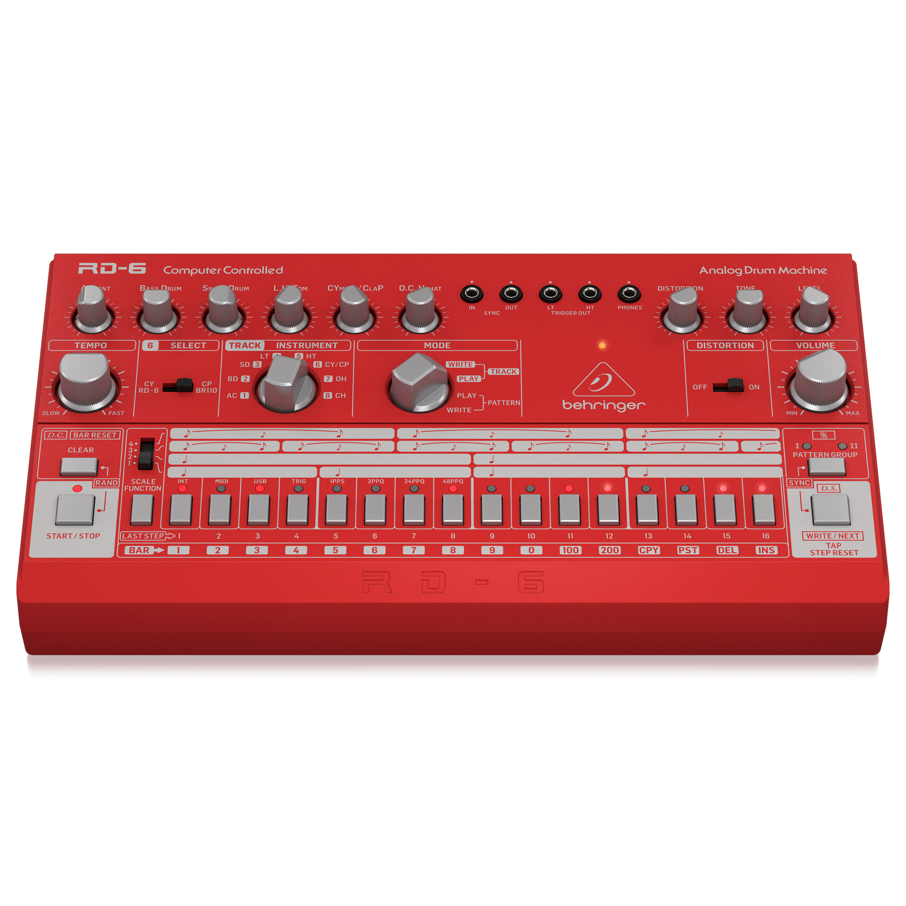 Behringer RD-6-RD - Boîte à rythme SonoVente.com