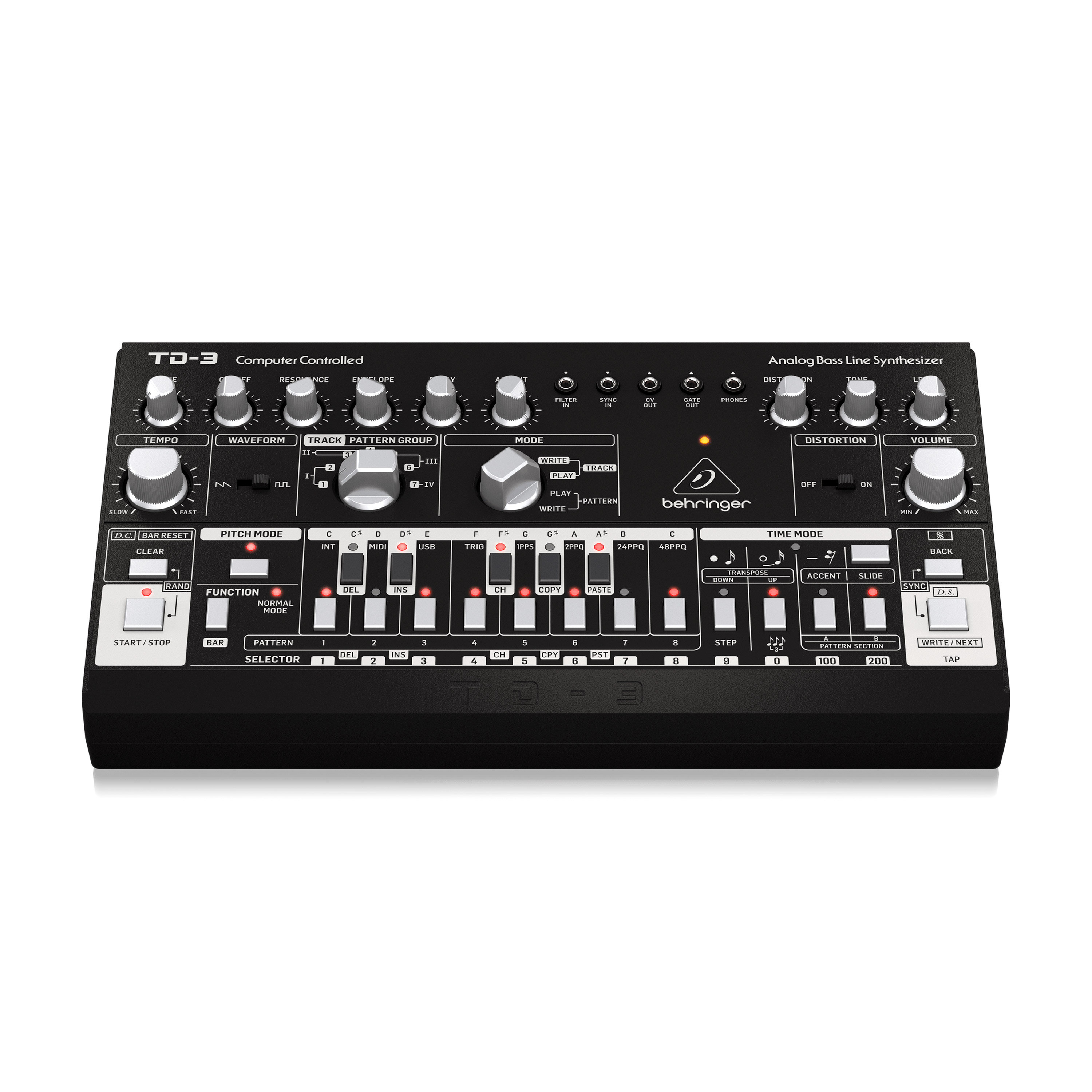 Behringer TD-3-BK - Synthesizer SonoVente.com - nl