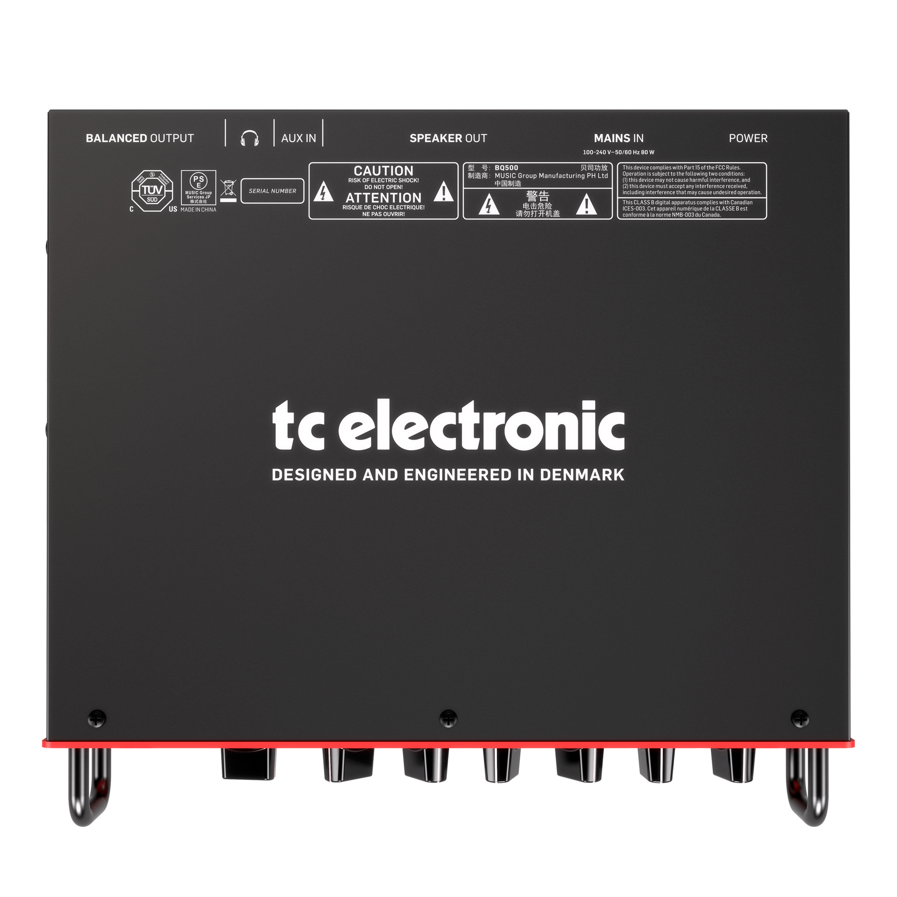 BQ500 : Tête d'Ampli Basse TC Electronic - SonoVente.com