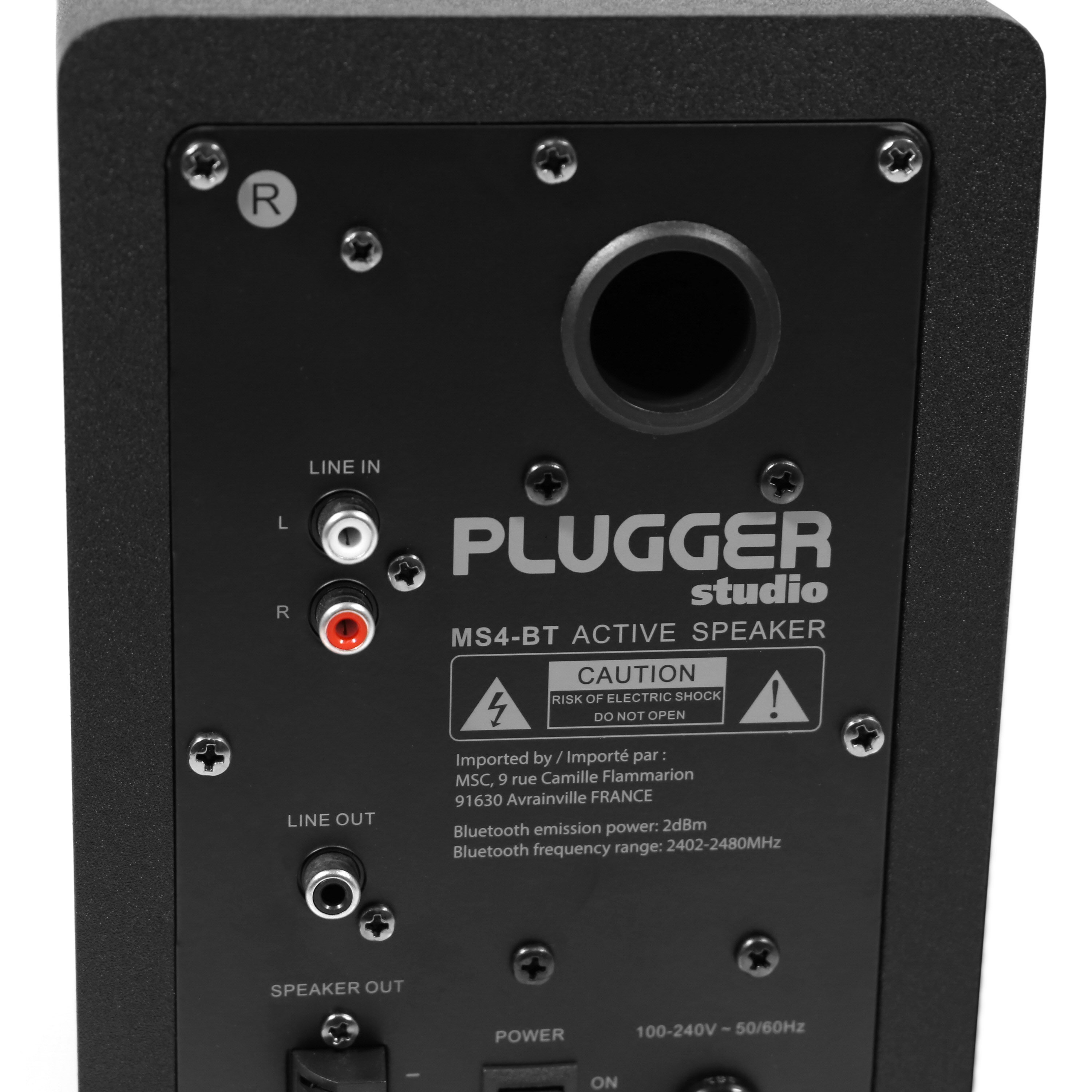 Plugger Studio MS4-BT - Enceinte de monitoring SonoVente.com